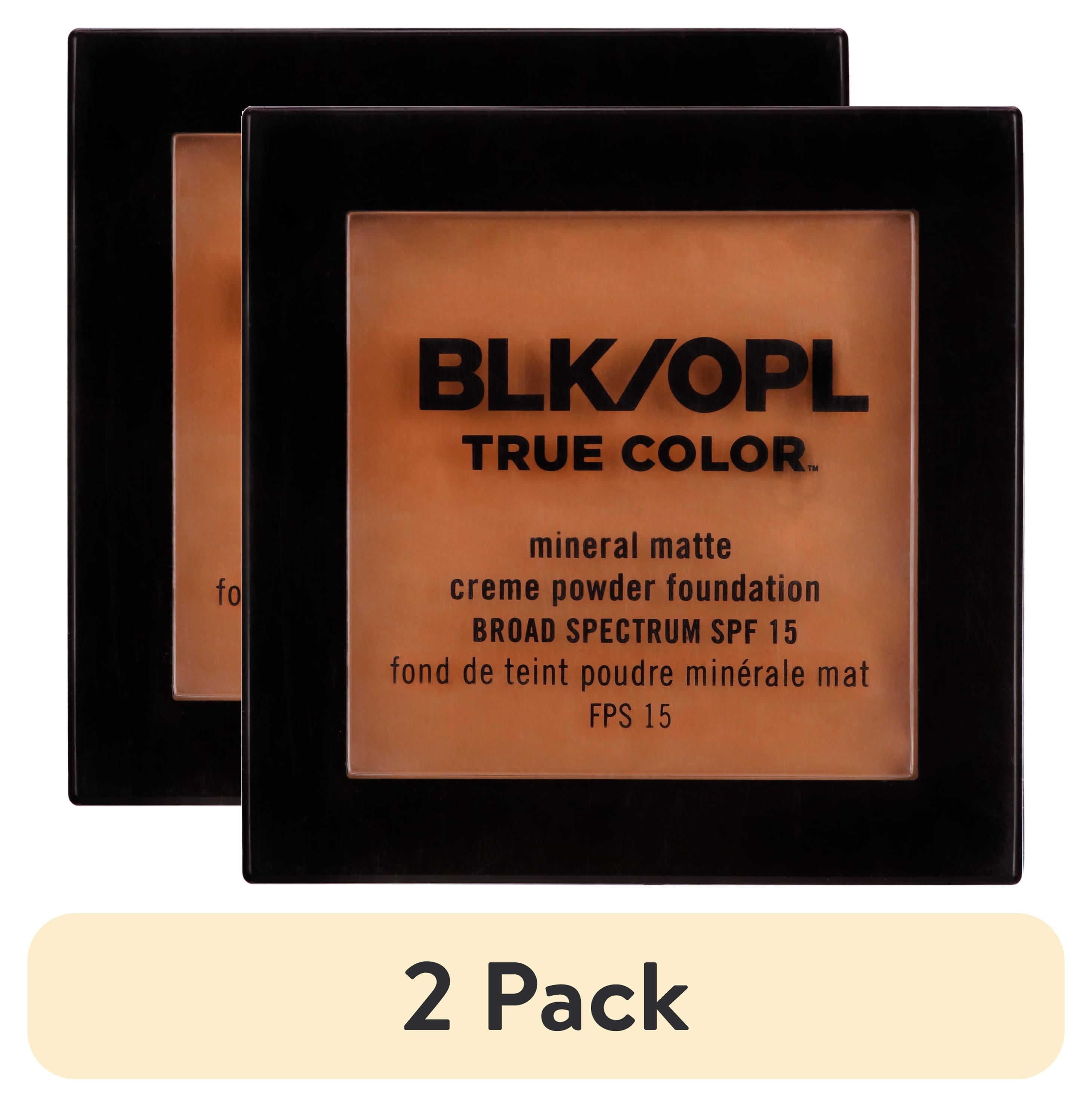 (2 pack) BLK/OPL True Color Mineral Matte Crème Powder Foundation SPF ...