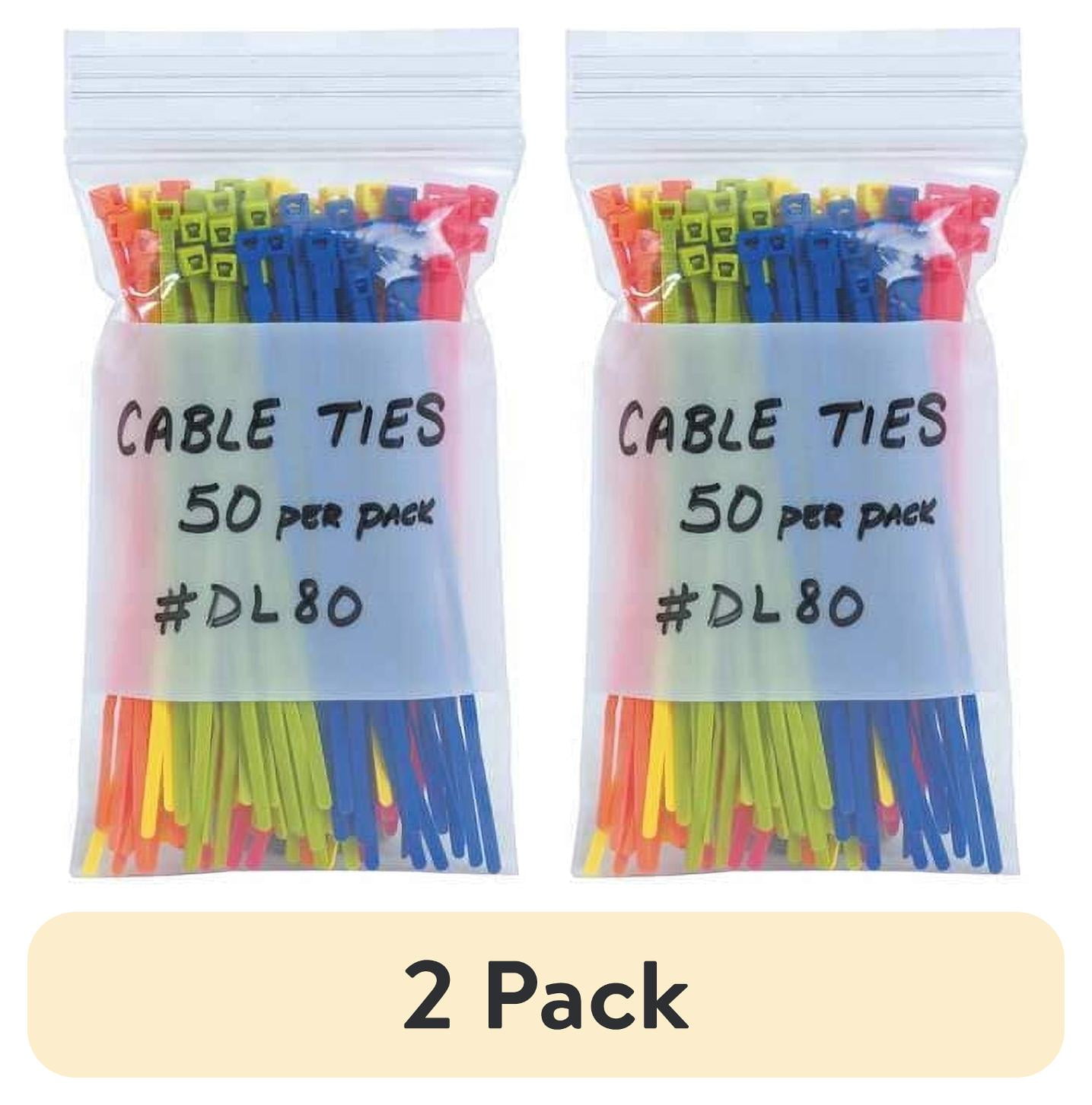 (2 pack) Partners Brand White Block Poly Bag,10"x12",4Mil,PK1000 PB4008 ...