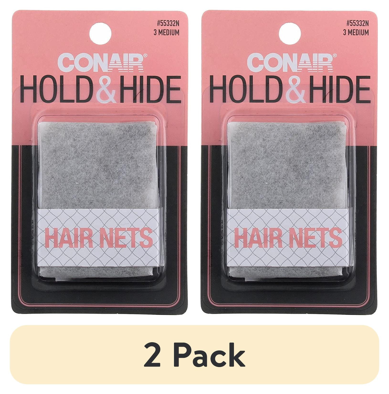 (2 pack) Conair 55332 Brown Hair Net 3 Count - Walmart.com