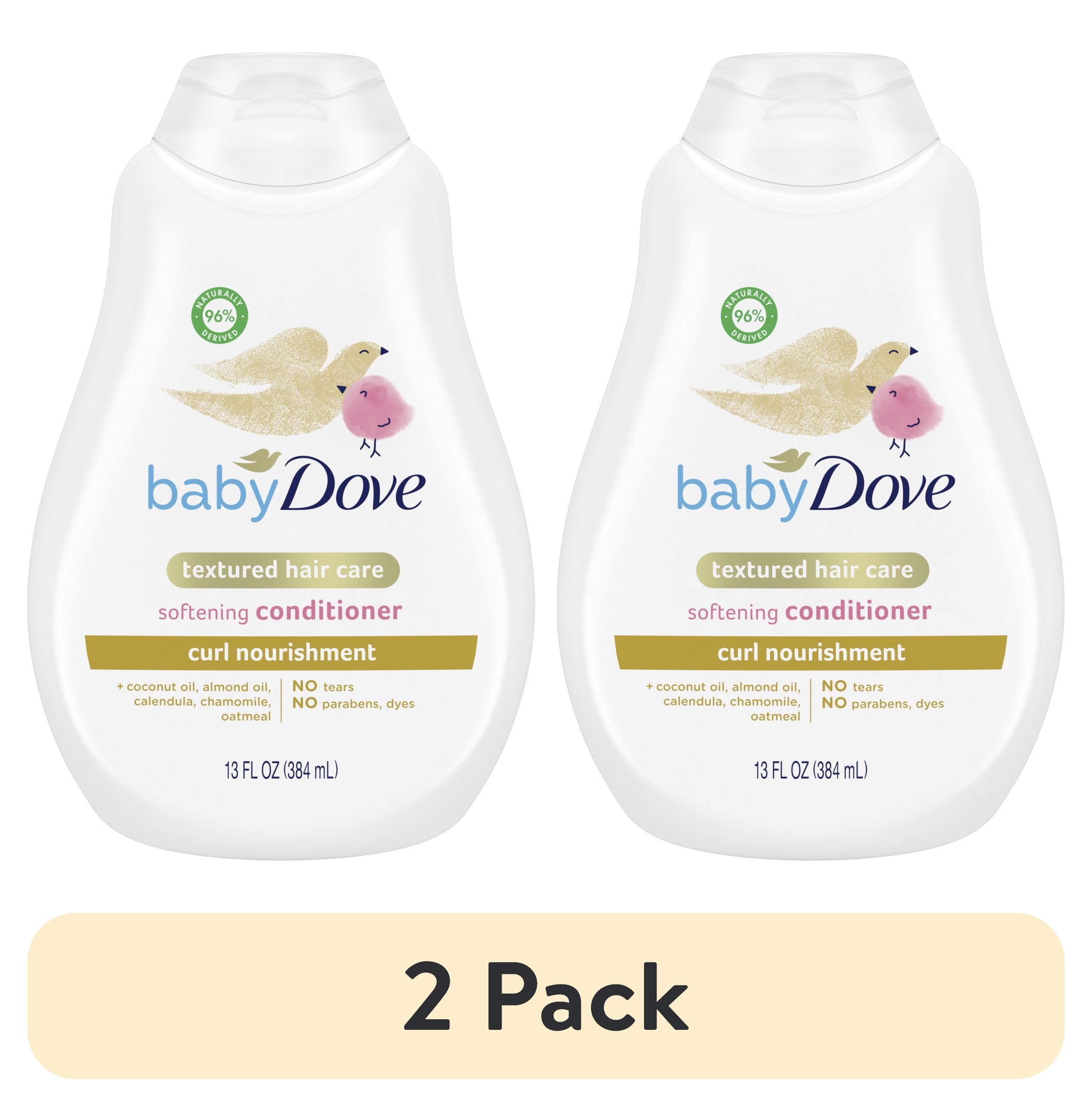 (2 pack) Baby Dove Curly Hair Baby Conditioner Curl Nourishment Tear ...
