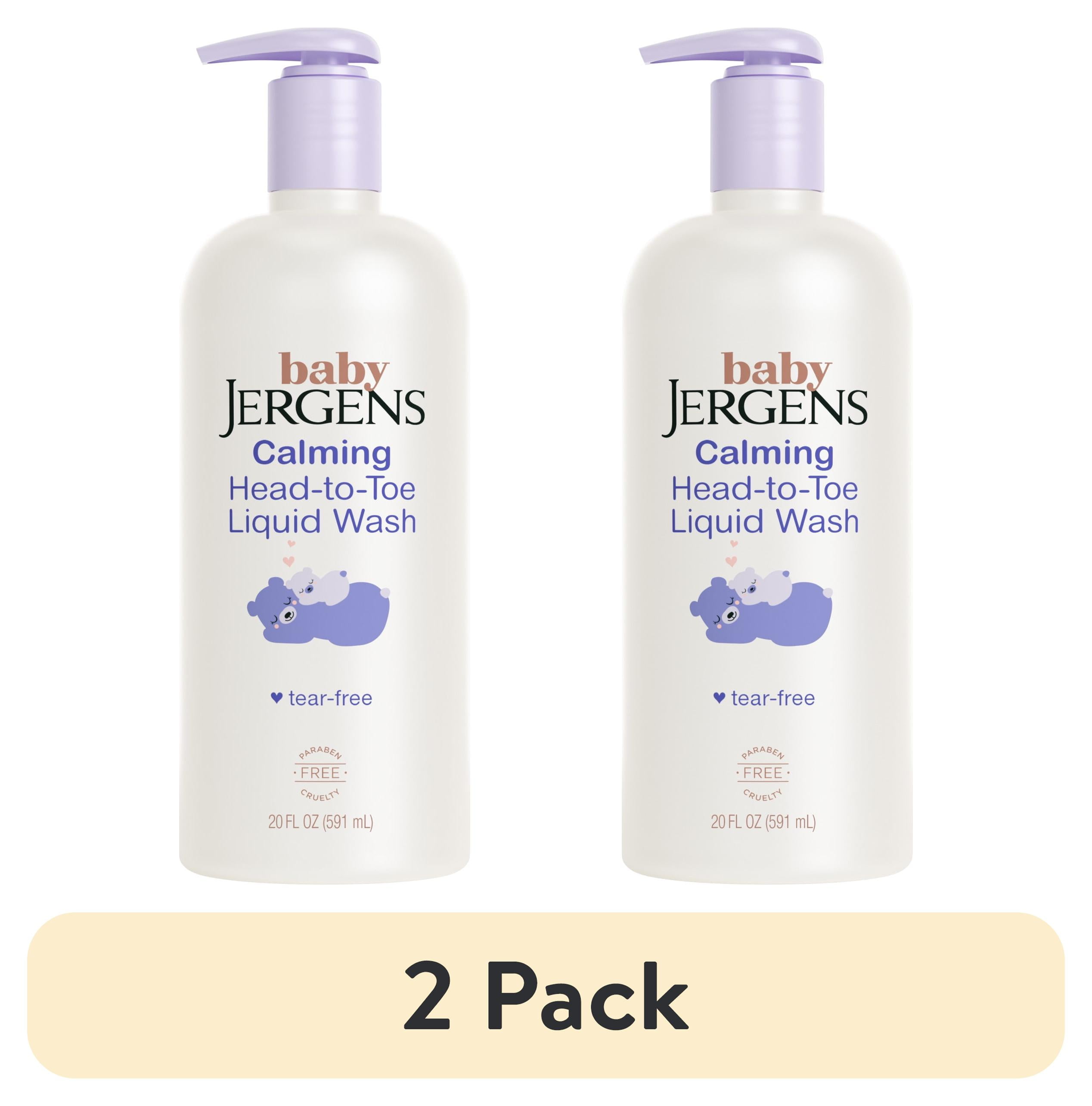 (2 pack) Baby Jergens Calming Head to Toe Liquid Baby Wash, Body Wash ...
