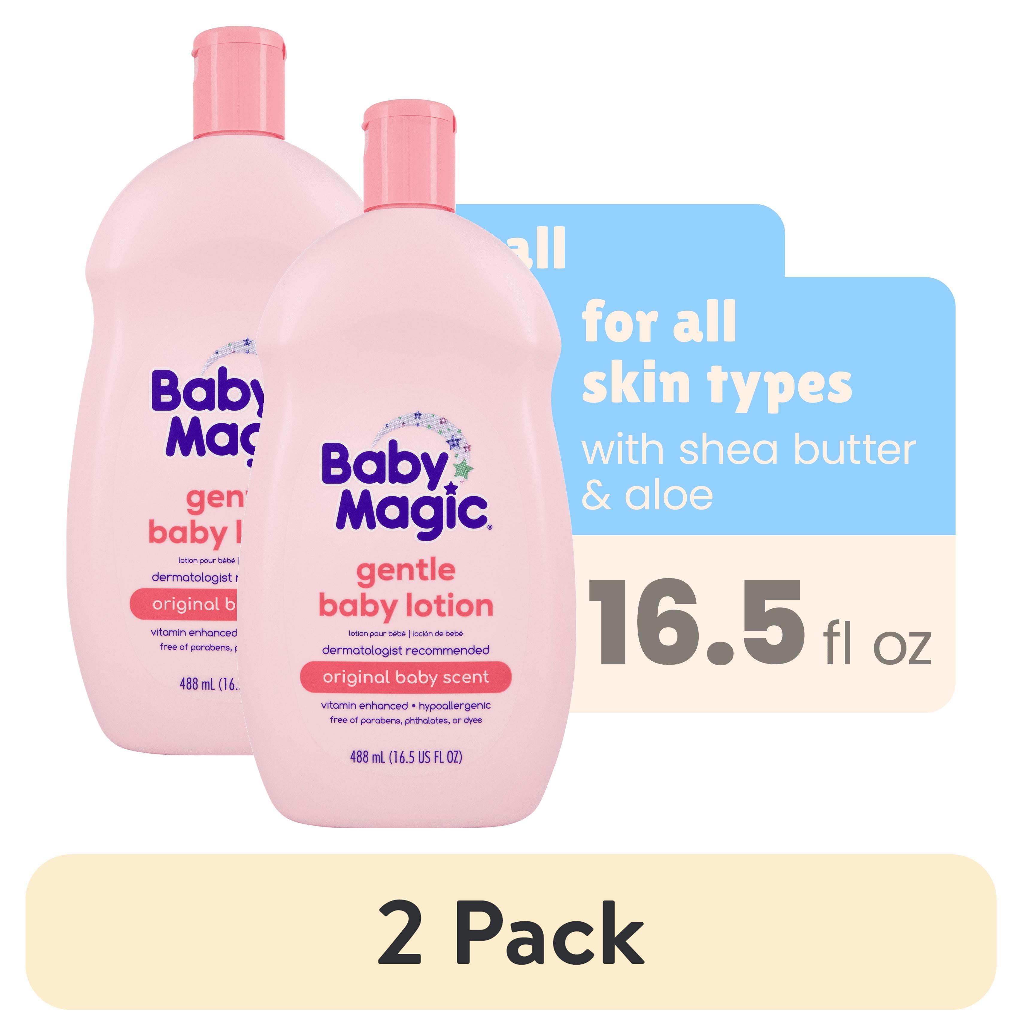 (2 pack) Baby Magic Gentle Baby Lotion, Original Baby Scent, 16.5 fl oz ...