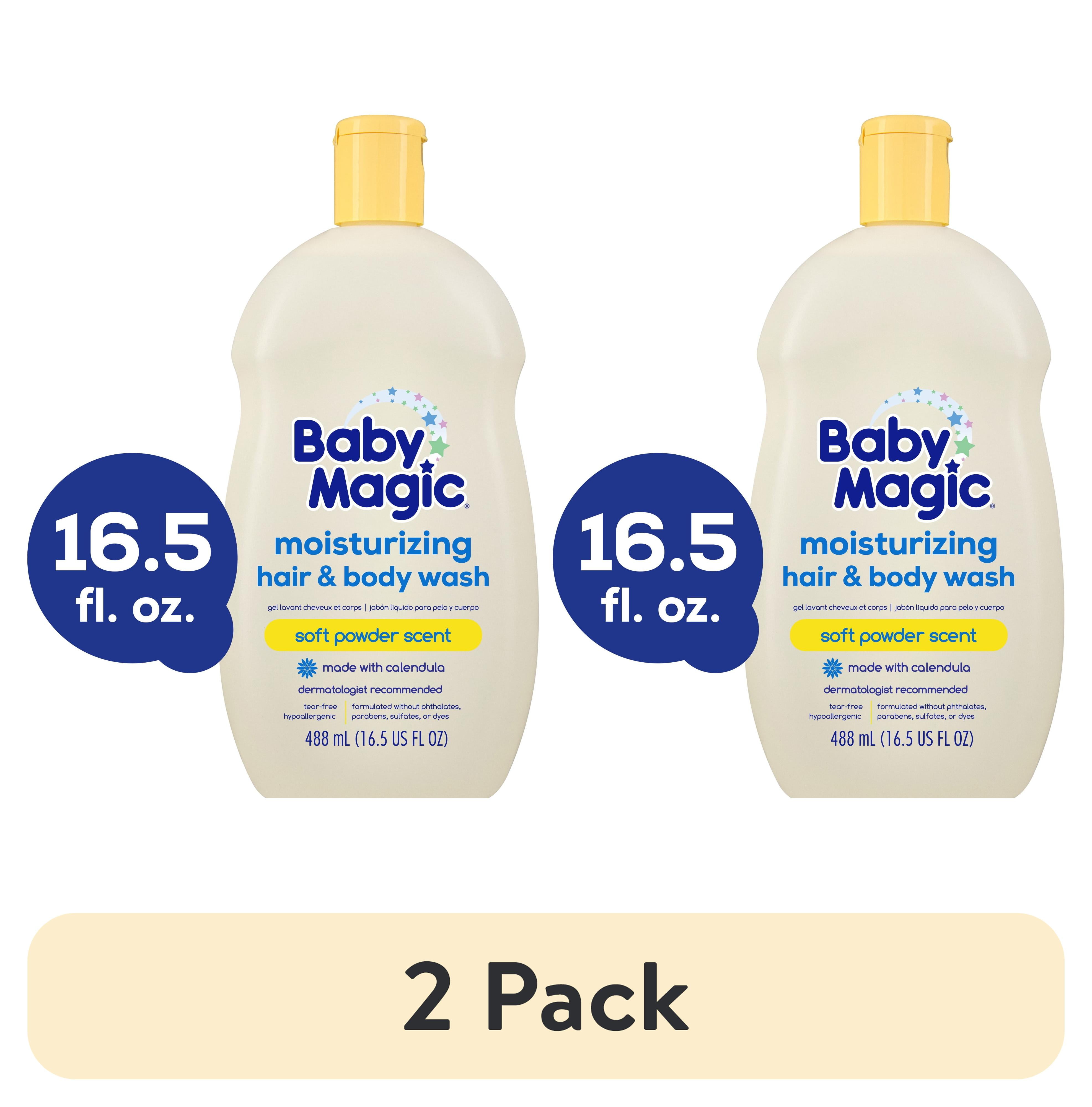 (2 pack) Baby Magic Tear-Free Gentle Hair & Body Wash for Infants, Soft ...