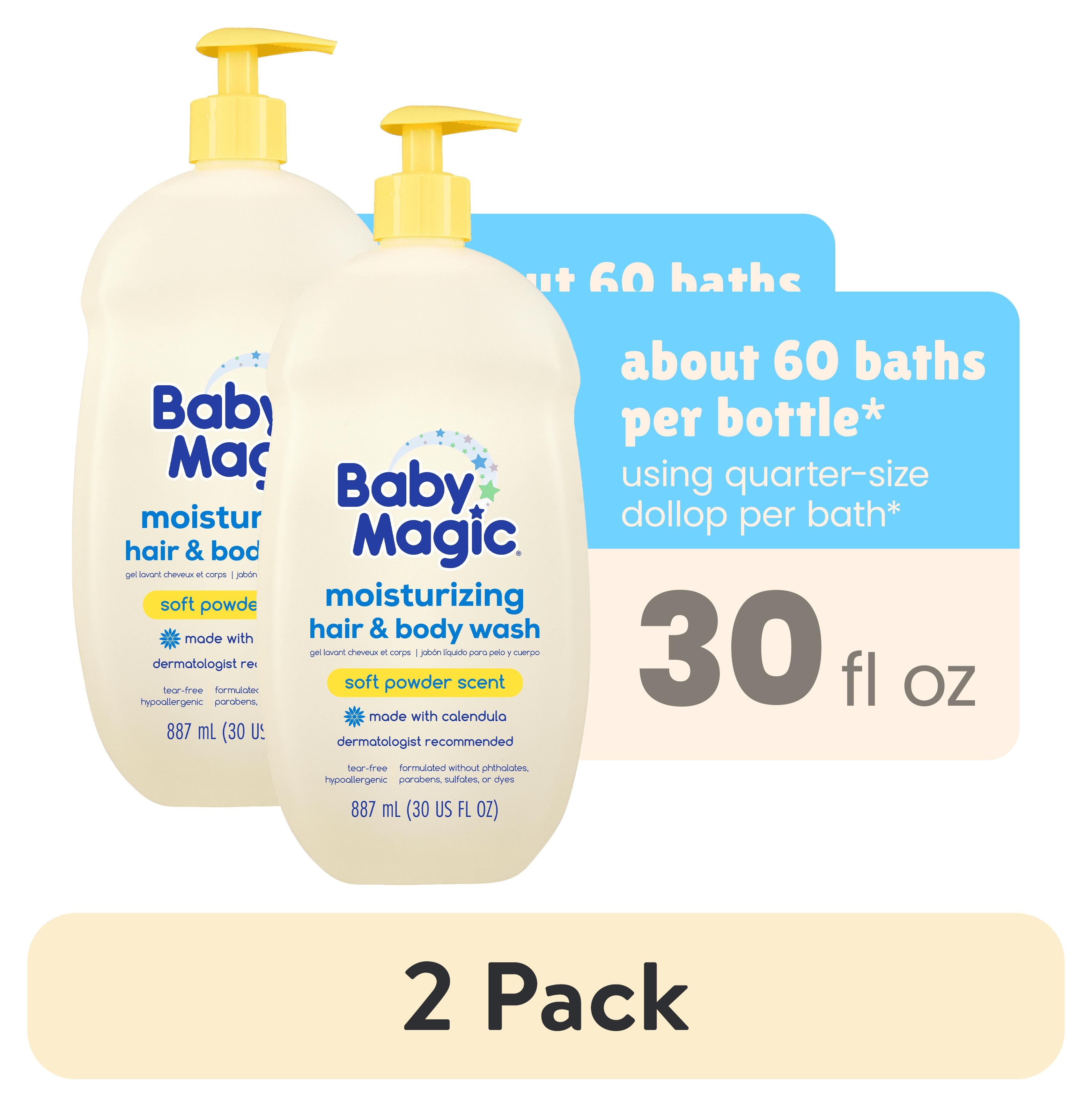 (2 pack) Baby Magic Tear-Free Gentle Hair and Body Wash for Infants ...
