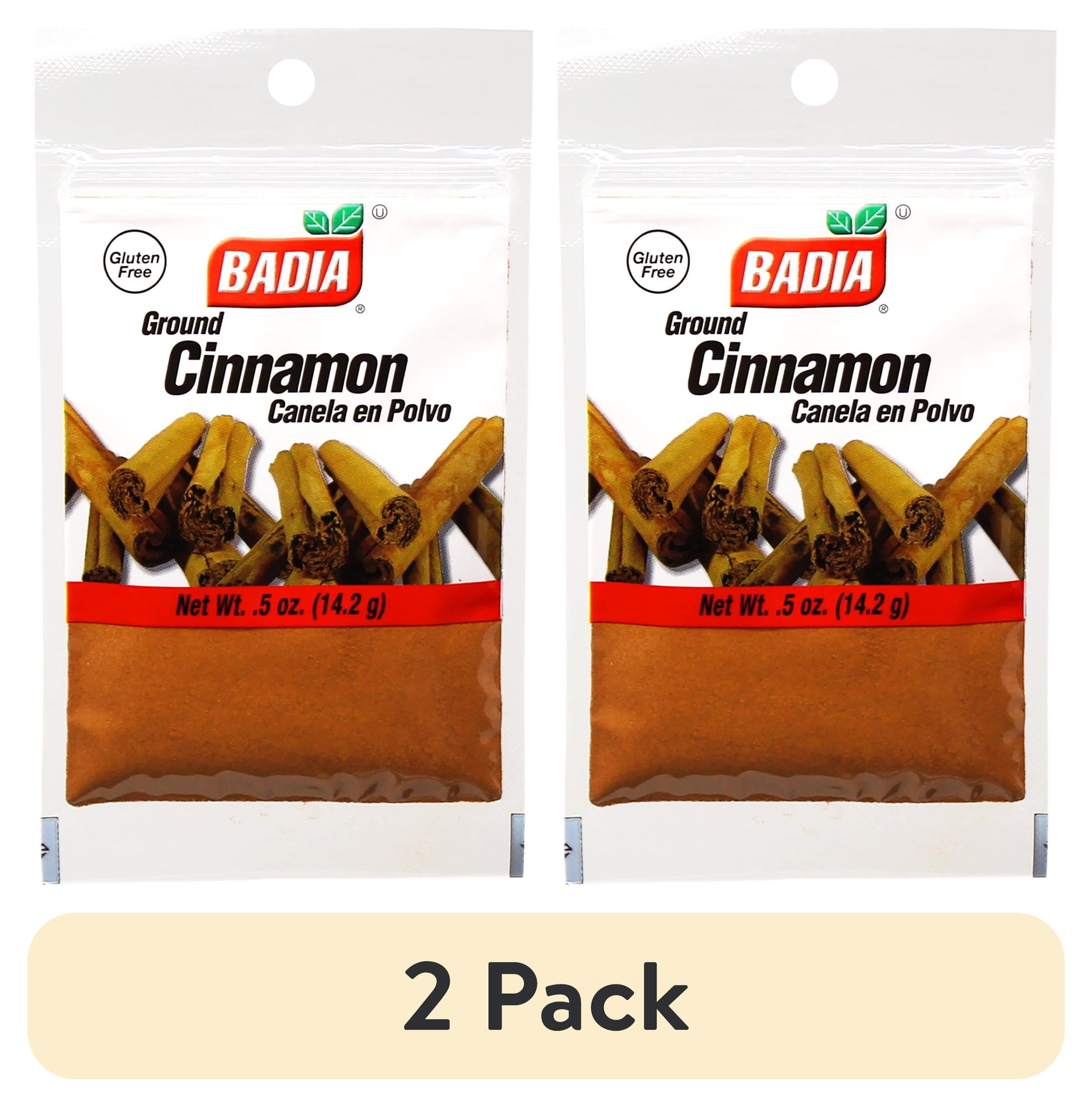 (2 pack) Badia Ground Cinnamon Powder, .5 oz Bag - Walmart.com