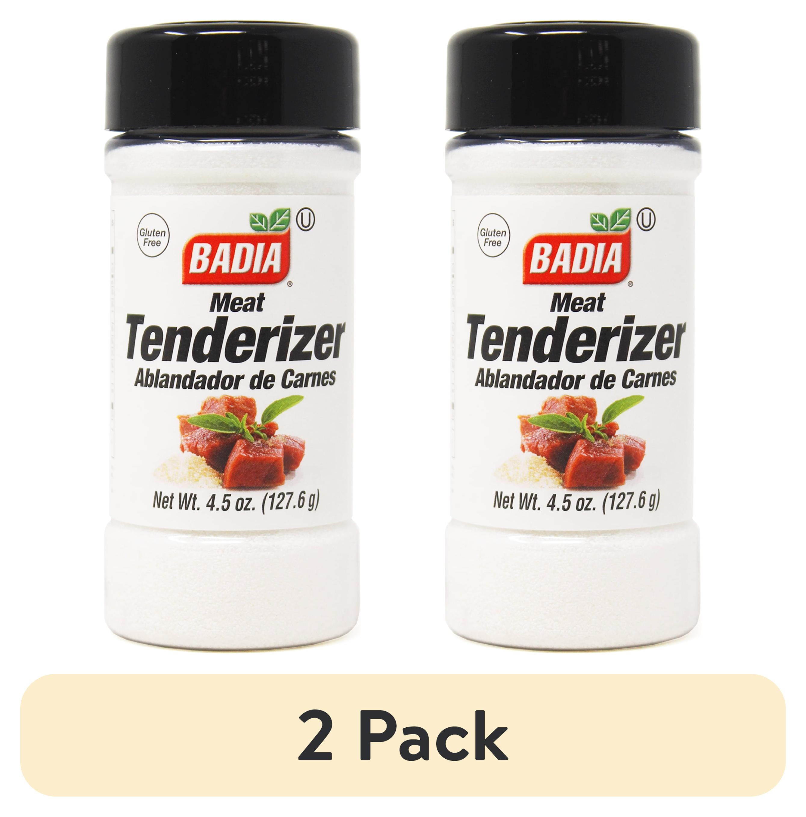 (2 pack) Badia Meat Tenderizer, Abalndador de Carnes, 4.5 oz Bottle ...