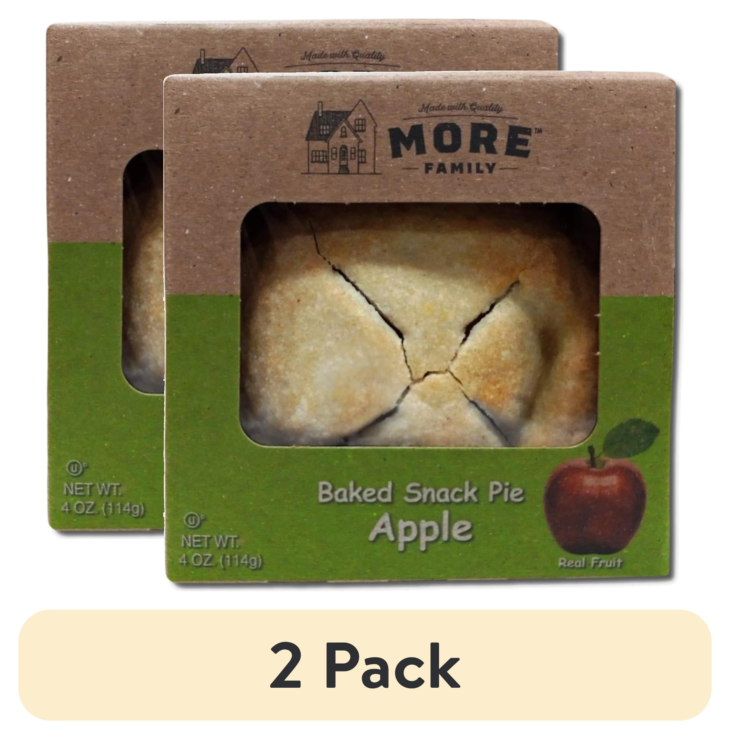 (2 pack) Baked Snack Pie Value Pack 4 Ounce | Pack of 6 (Apple ...