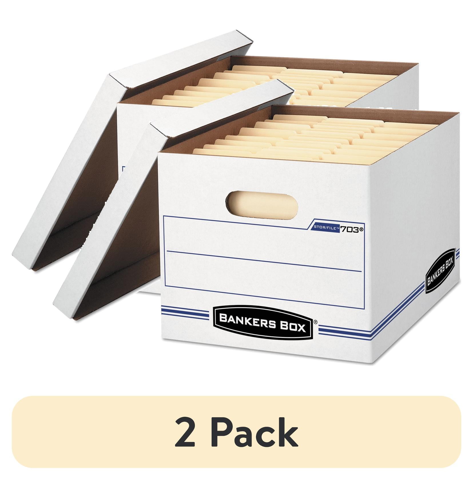 (2 pack) Bankers Box Bankers Box, Letter/Legal,White,PK6 FEL57036-04 ...