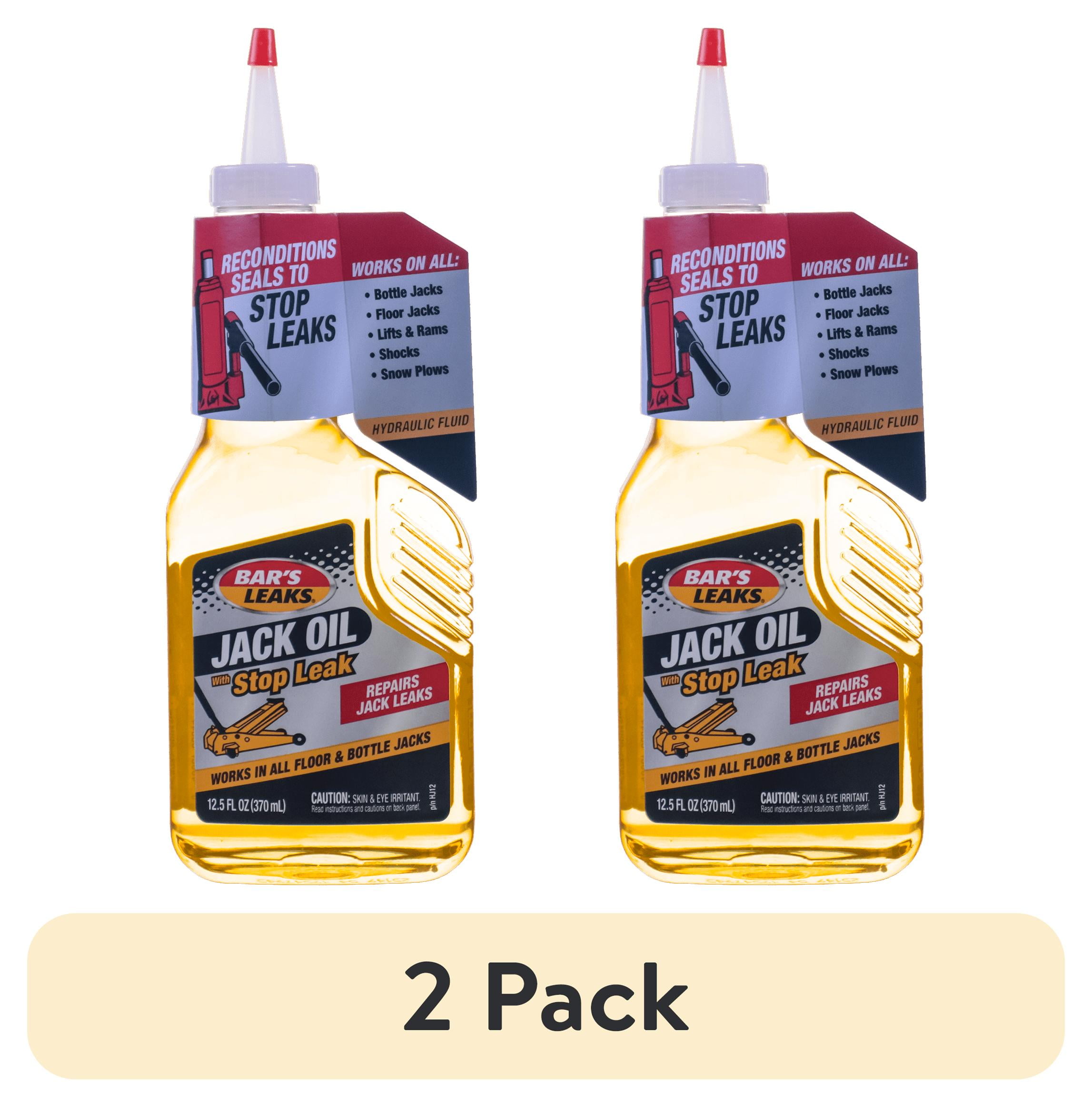 (2 pack) Bar's Leaks Jack Oil with Stop Leak Additive Lubricating Oil ...