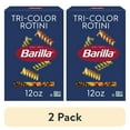 (2 pack) Barilla Classic Non-GMO, Kosher Certified Tri-Color Rotini ...