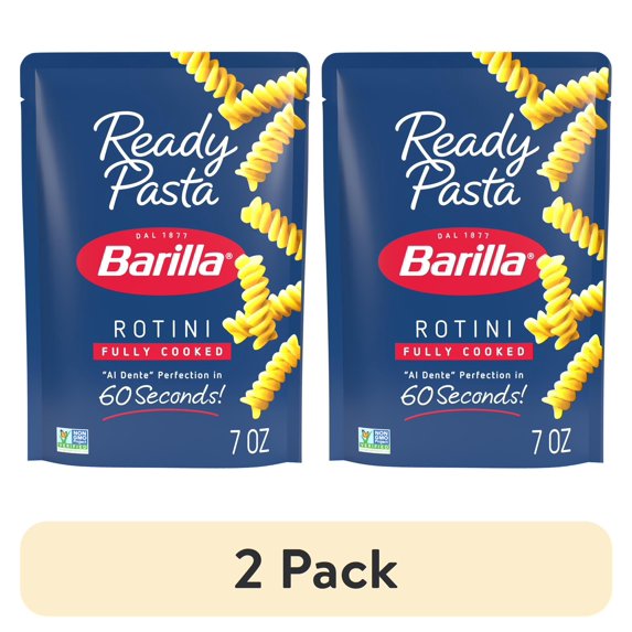 (2 pack) Barilla Ready Pasta Fully Cooked Pasta Rotini, 7 oz - Walmart.com