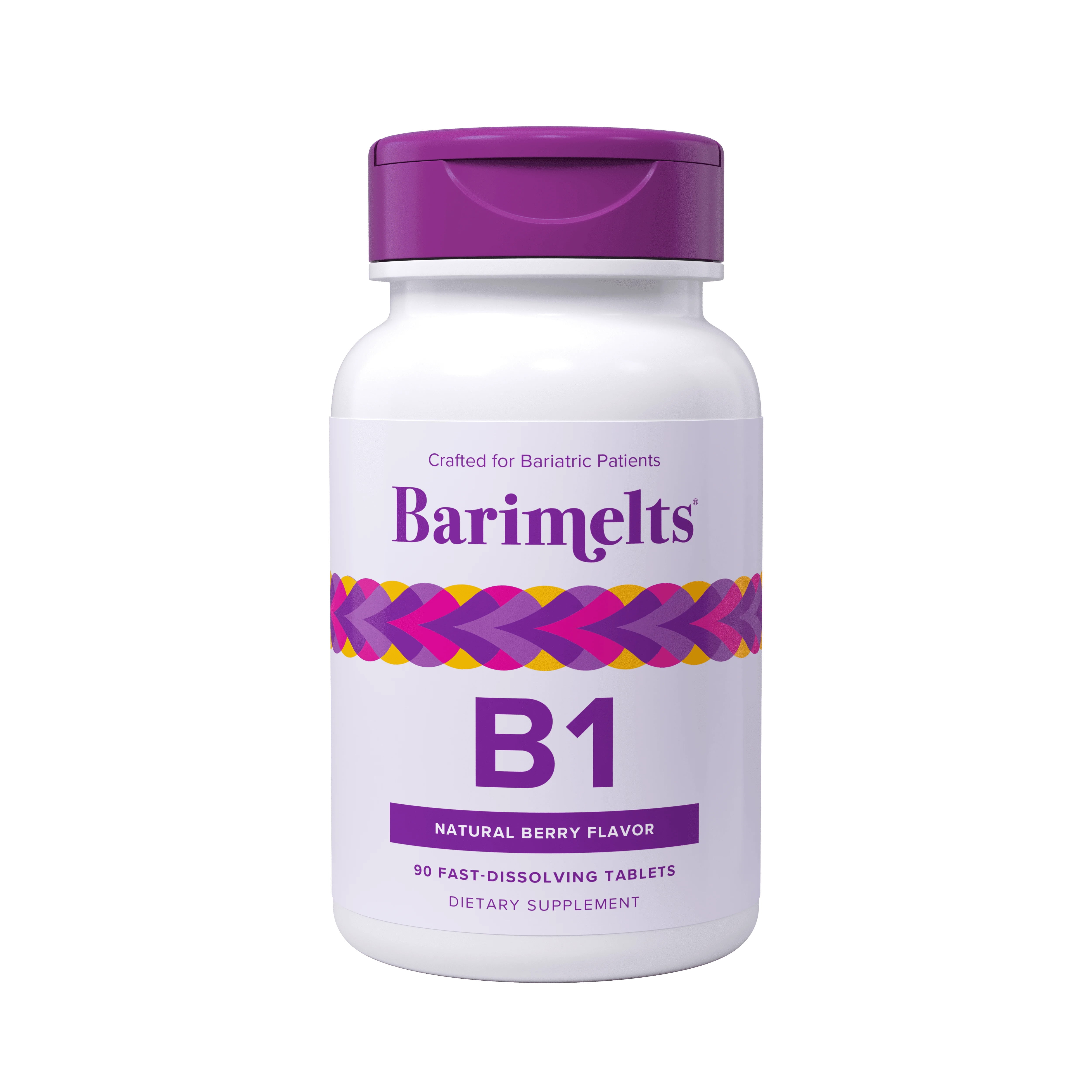 (2 pack) Barimelts Bariatric Vitamin B1 Fast-Dissolving Tablets, 90 ...