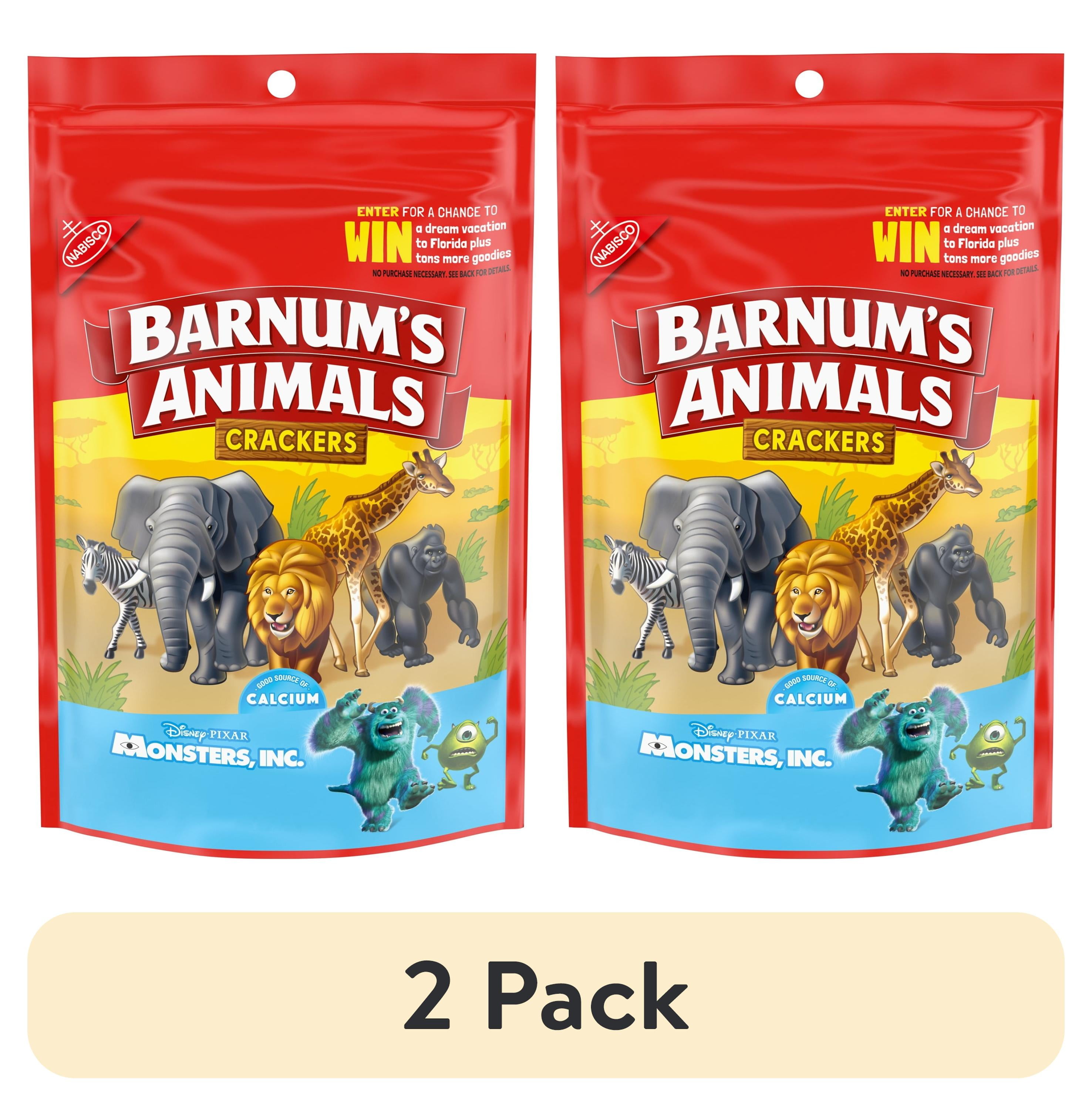 (2 pack) BARNUM'S Original Animal Crackers, Kids Snacks, Snak-Saks, 8 ...