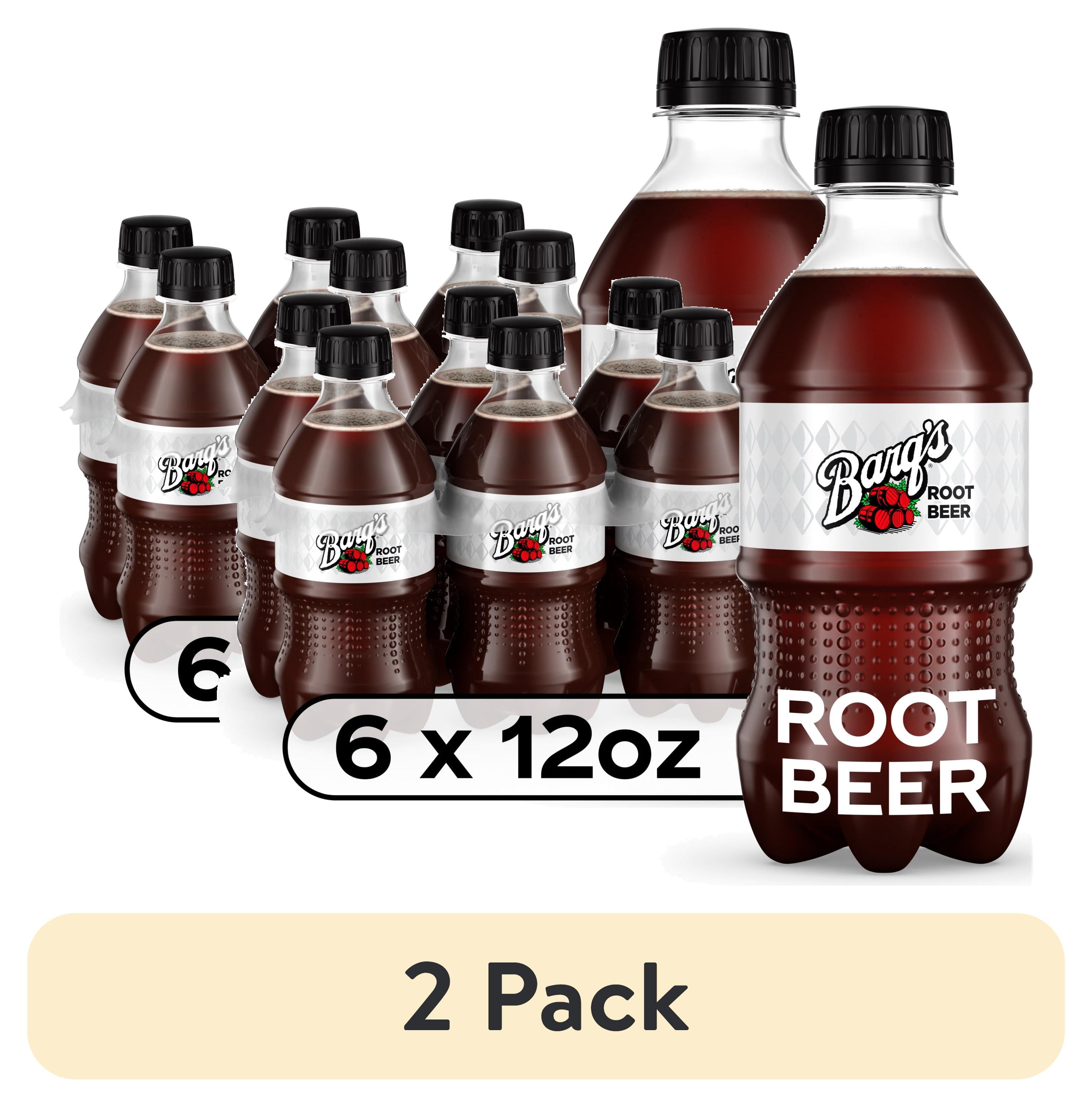 (2 pack) Barq's Root Beer Bottles, 12 fl oz, 6 Pack - Walmart.com