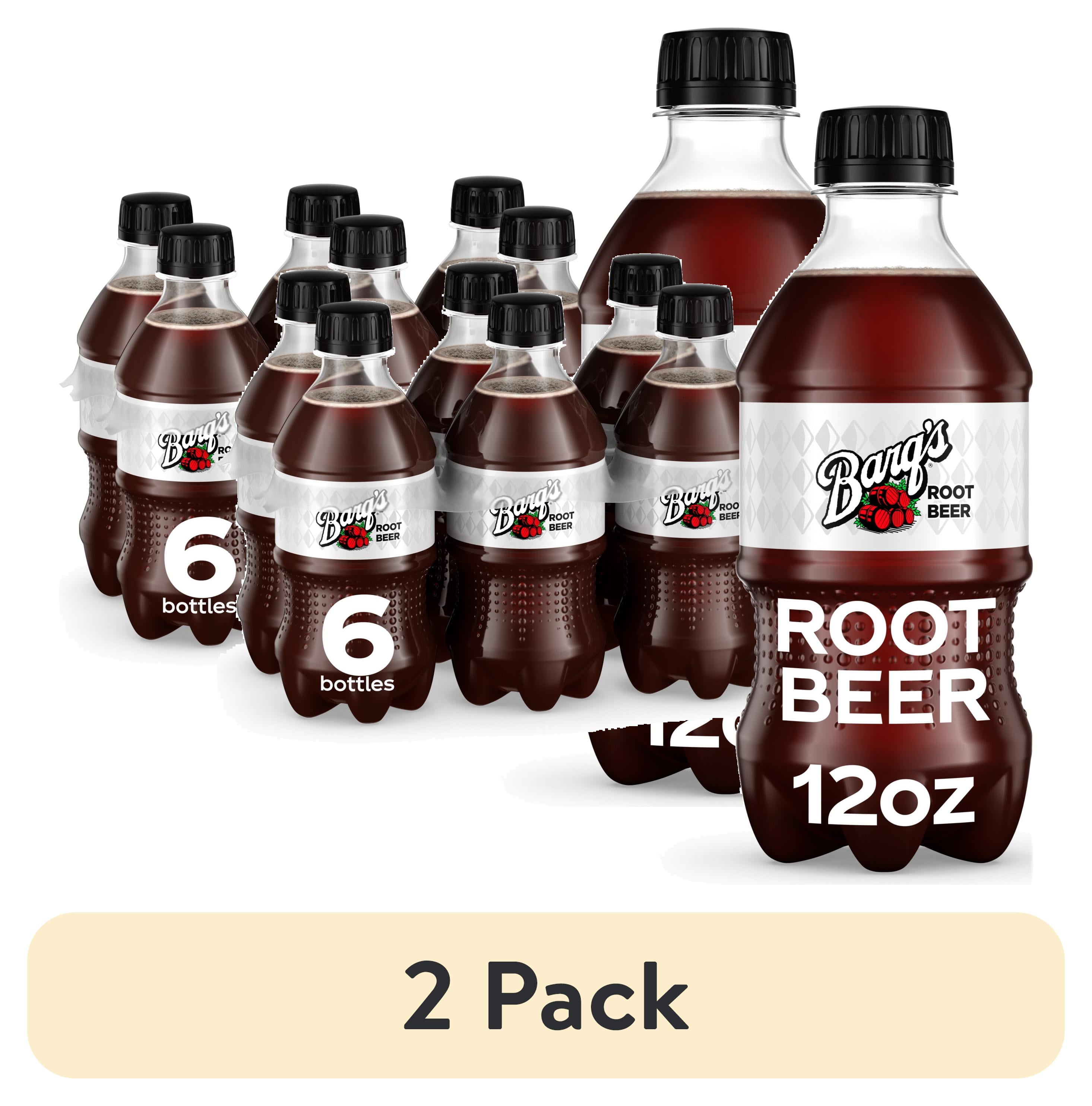 (2 pack) Barq's Root Beer Soda Pop Bottles, 12 fl oz, 6 Pack - Walmart.com