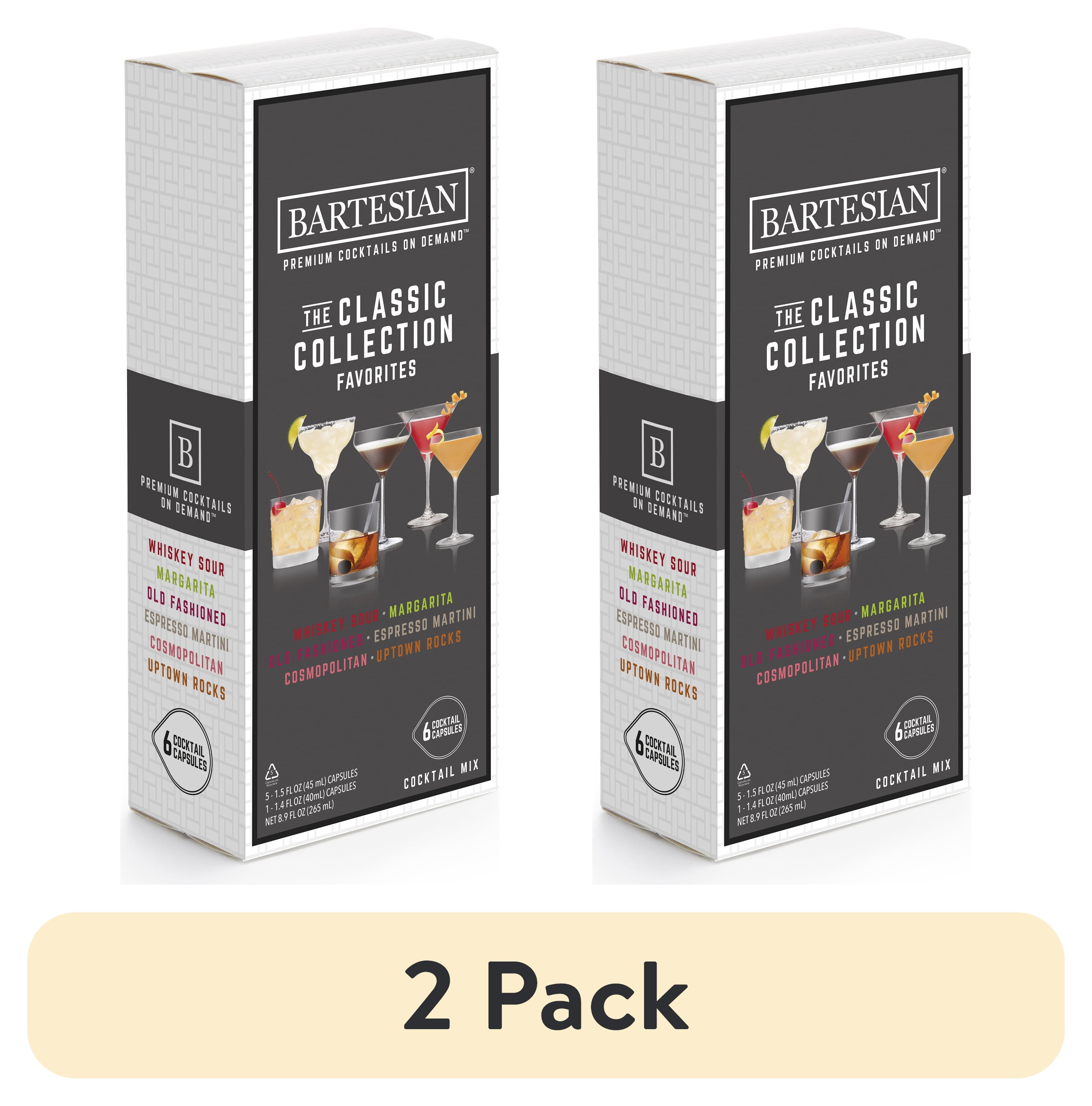 (2 pack) Bartesian Classic Collection Capsules, Variety Pack of 6 ...