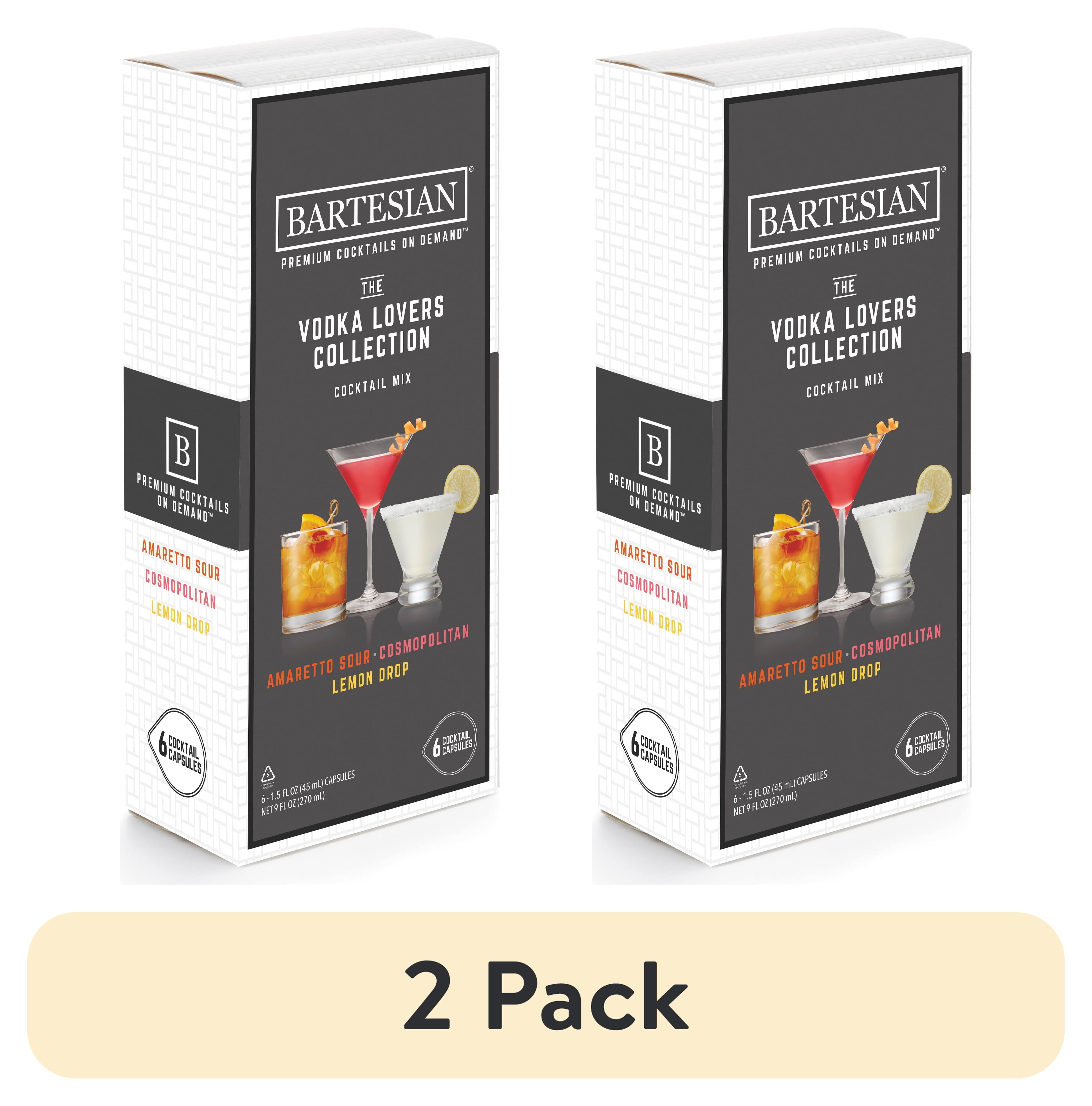 (2 pack) Bartesian Cocktail Mixers Capusles, Vodka Lovers, 6 Pack ...