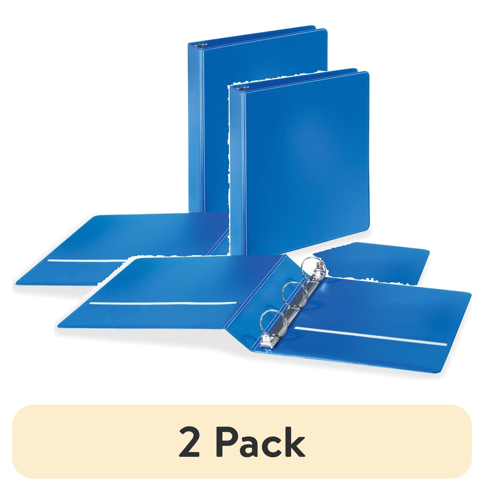 (2 pack) BasicSelect Non-locking Round Ring Binders - Walmart.com