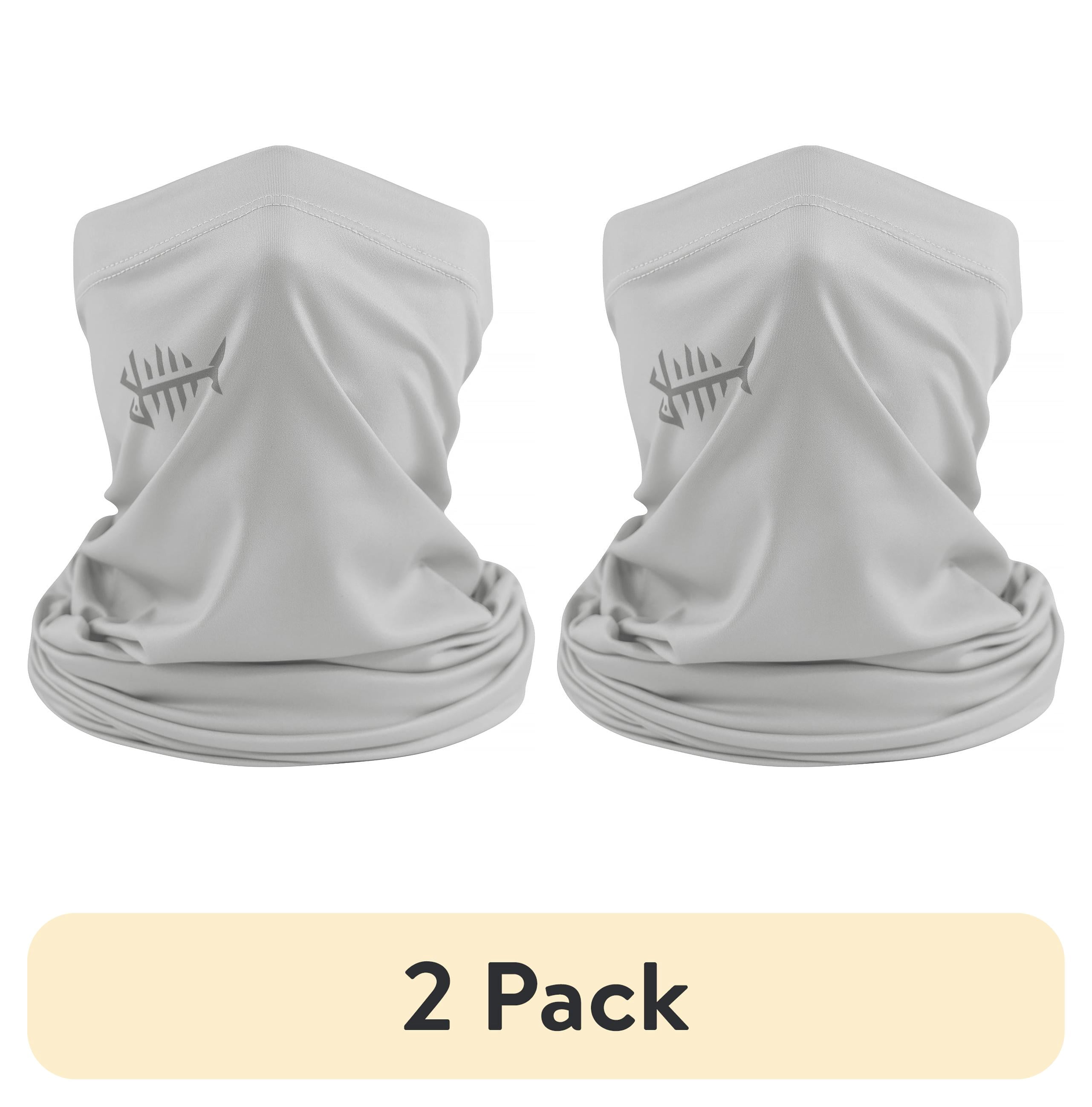 (2 pack) Bassdash Adjustable UPF 50+ UV Sun Protection Face Mask, Pure ...