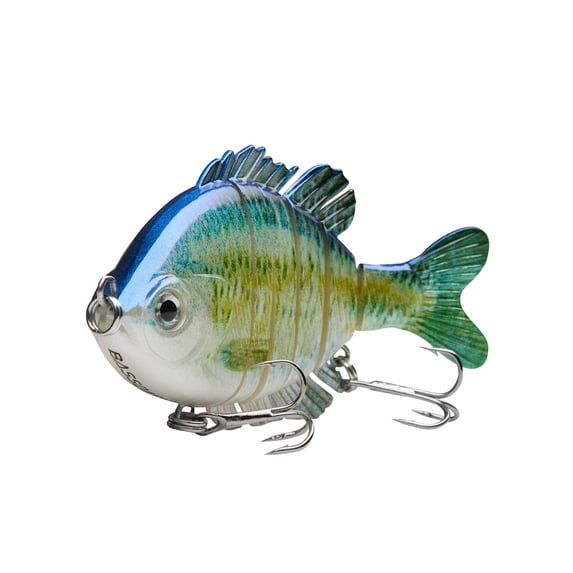 (2 pack) Bassdash SwimPanfish Multi Jointed Panfish Bluegill Swimbaits ...