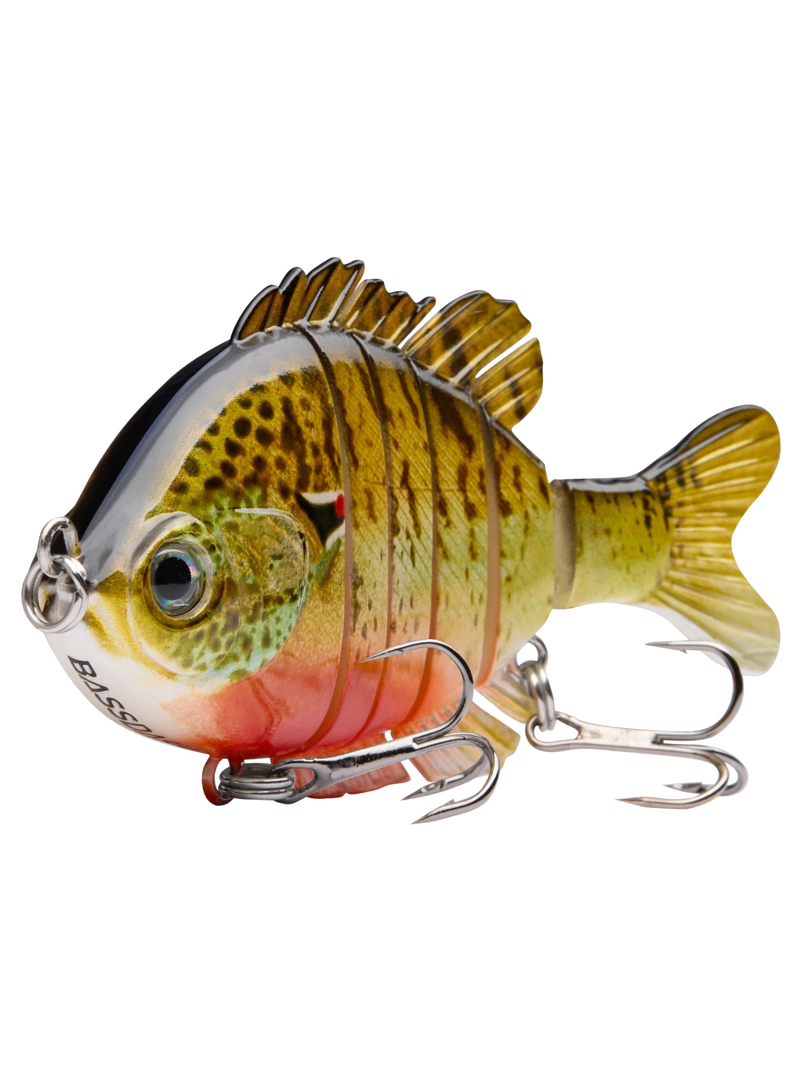 (2 pack) Bassdash SwimPanfish Multi Jointed Panfish Bluegill Swimbaits ...