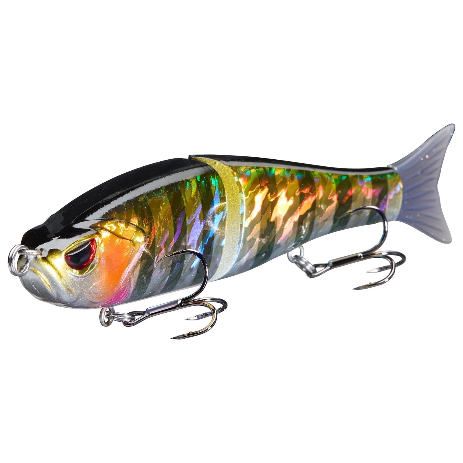 (2 pack) Bassdash SwimShad Glide Baits Jointed Swimbait Bass Pike ...