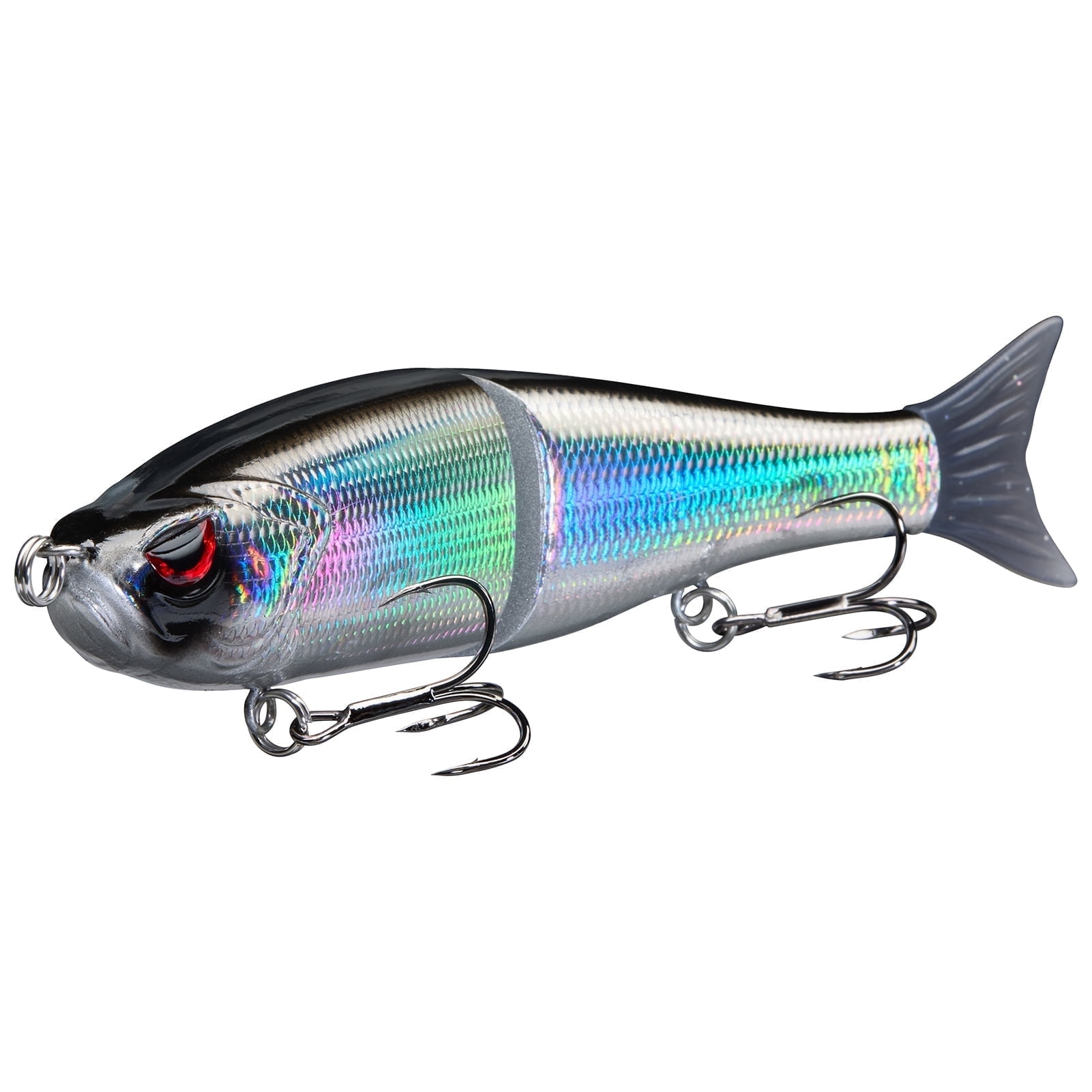 (2 pack) Bassdash SwimShad Glide Baits Jointed Swimbait Bass Pike ...