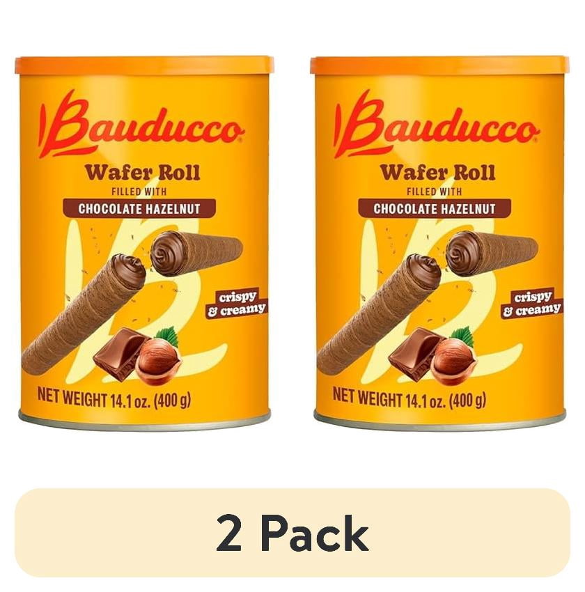 (2 pack) Bauducco Chocolate Hazelnut Wafer Rolls - Classic European ...