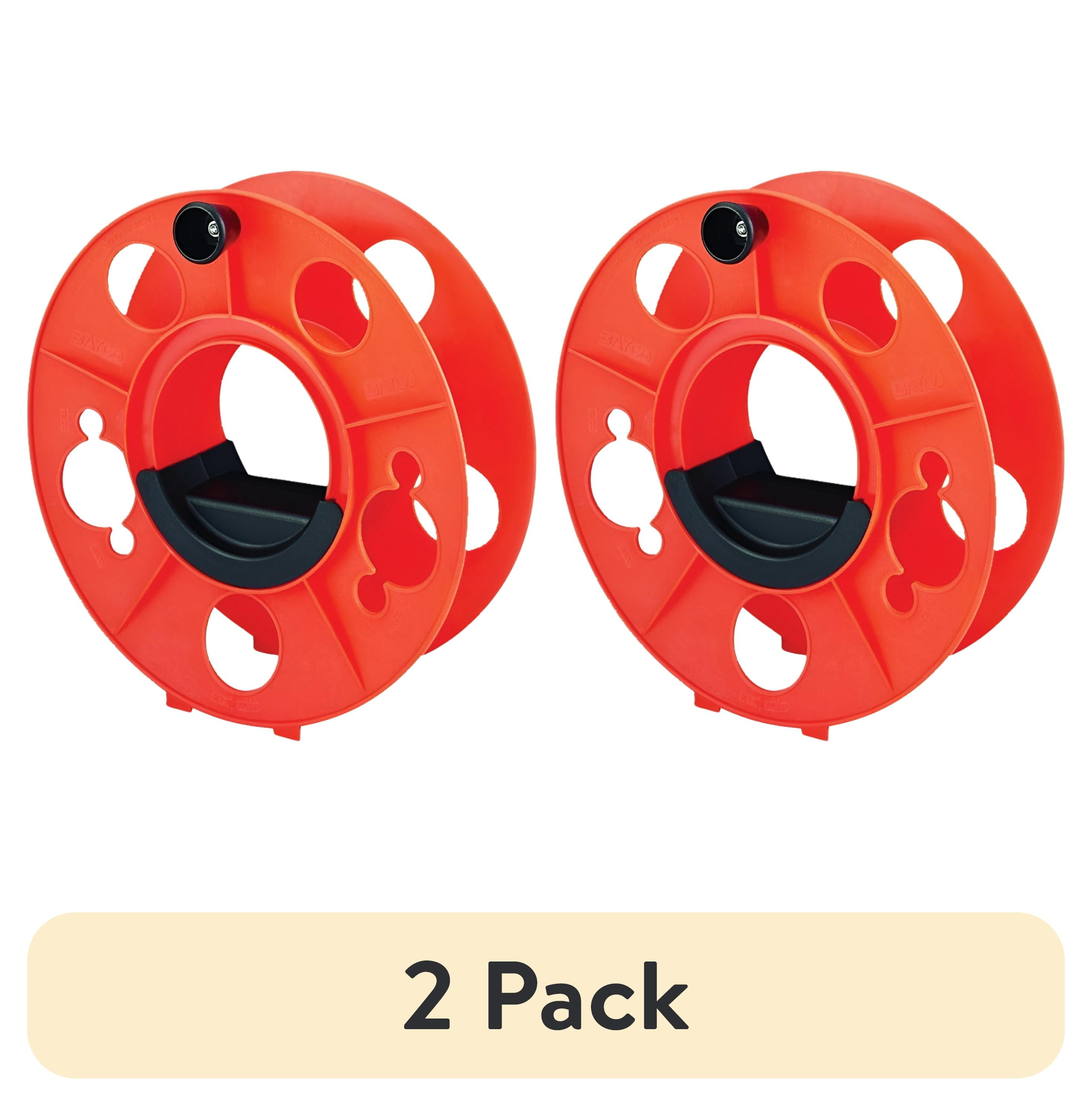 (2 pack) Bayco KW-130 Heavy Duty Cord Reel 150 Ft with 2 Outlets ...