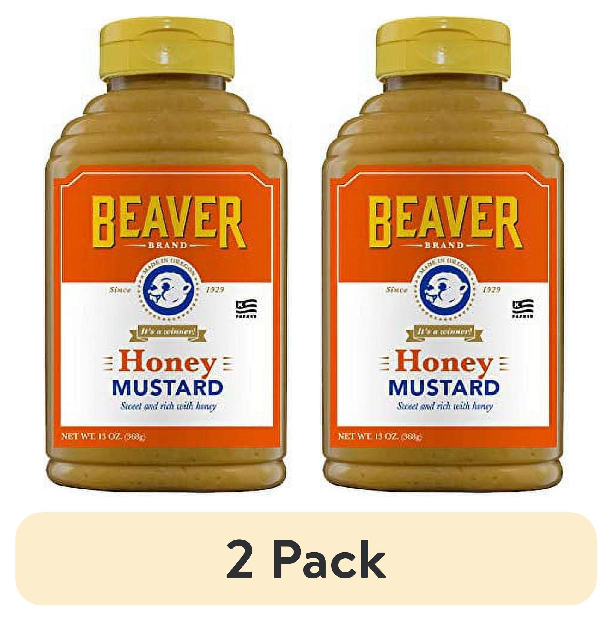 (2 pack) Beaver Brand Honey Mustard Sauce, 13 oz Bottle - Walmart.com