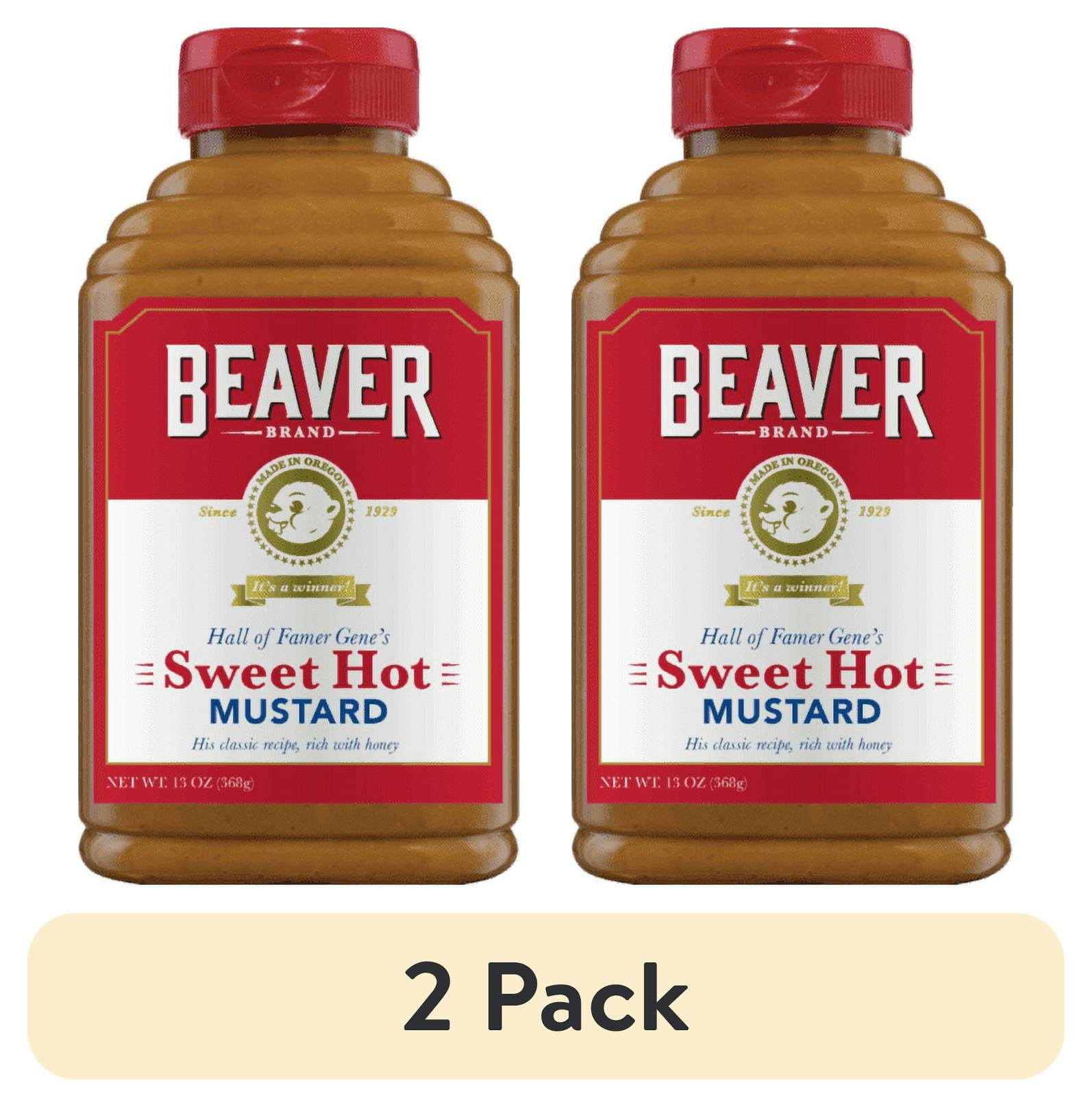(2 pack) Beaver Brand Sweet Hot Mustard, 13 oz Bottle - Walmart.com