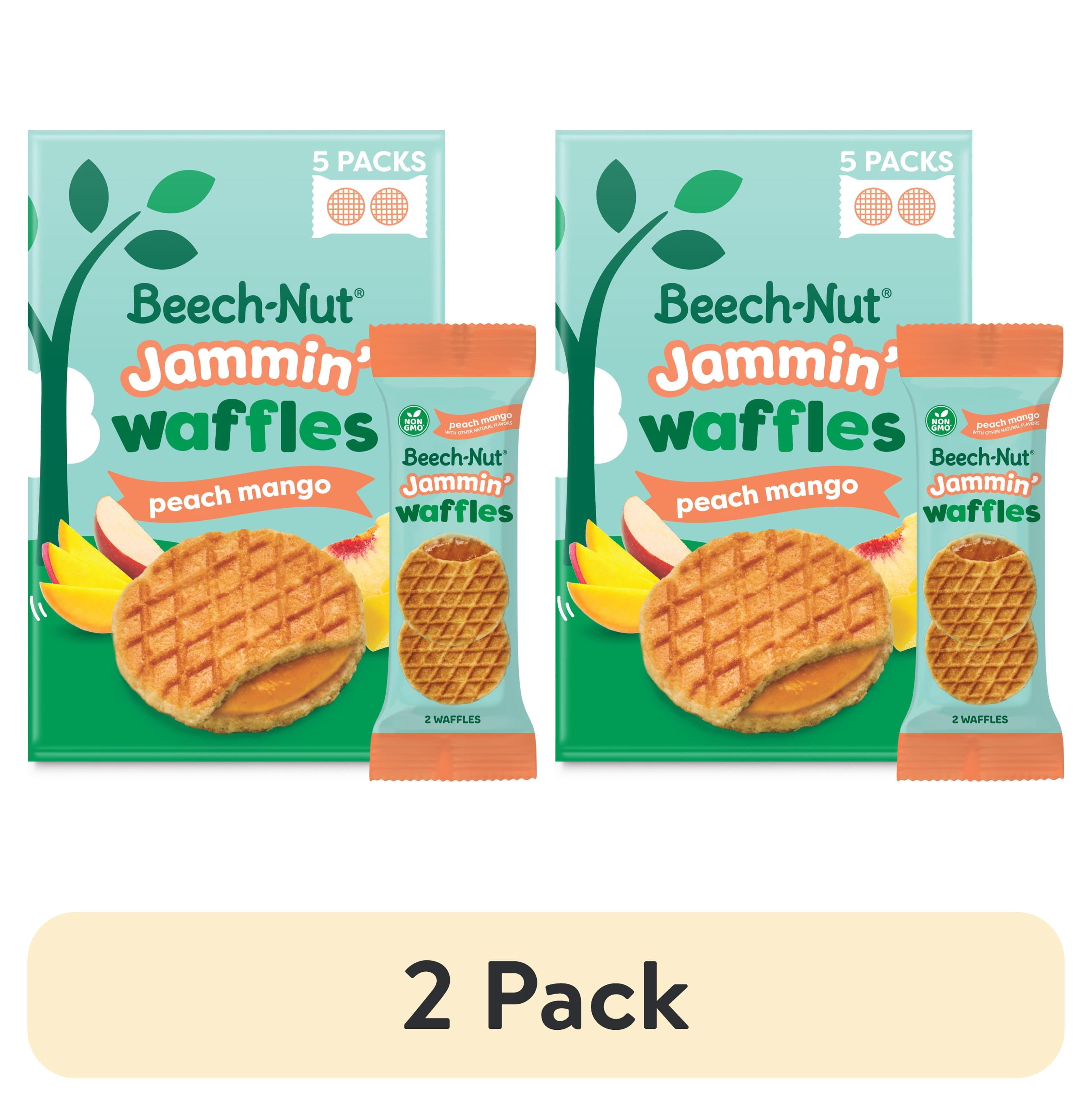 (2 pack) Beech-Nut Jammin' Waffles with Peach Mango Fruit Filling ...