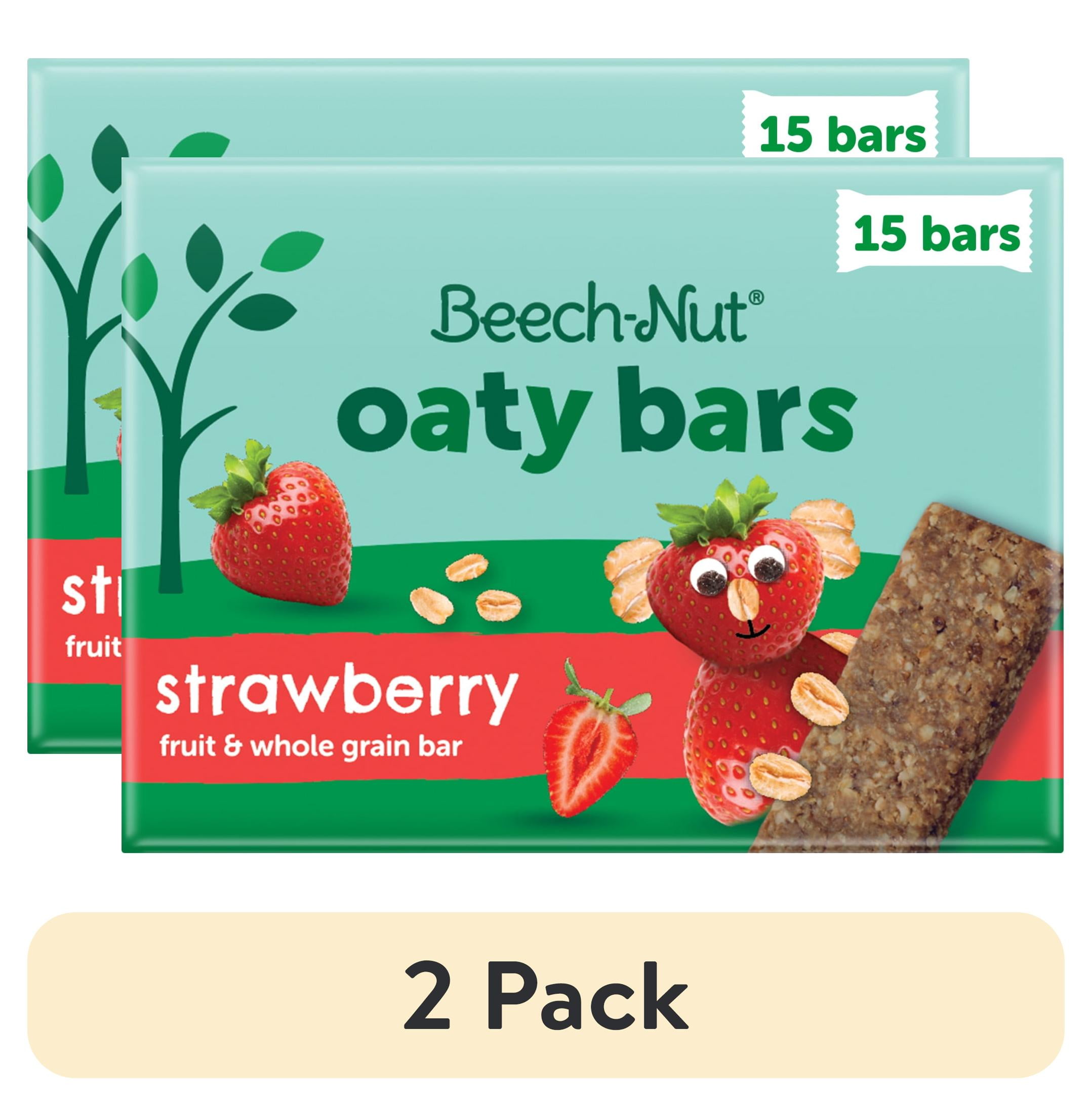 (2 pack) Beech-Nut Oaty Bars with Fruit & Whole Grain Strawberry ...