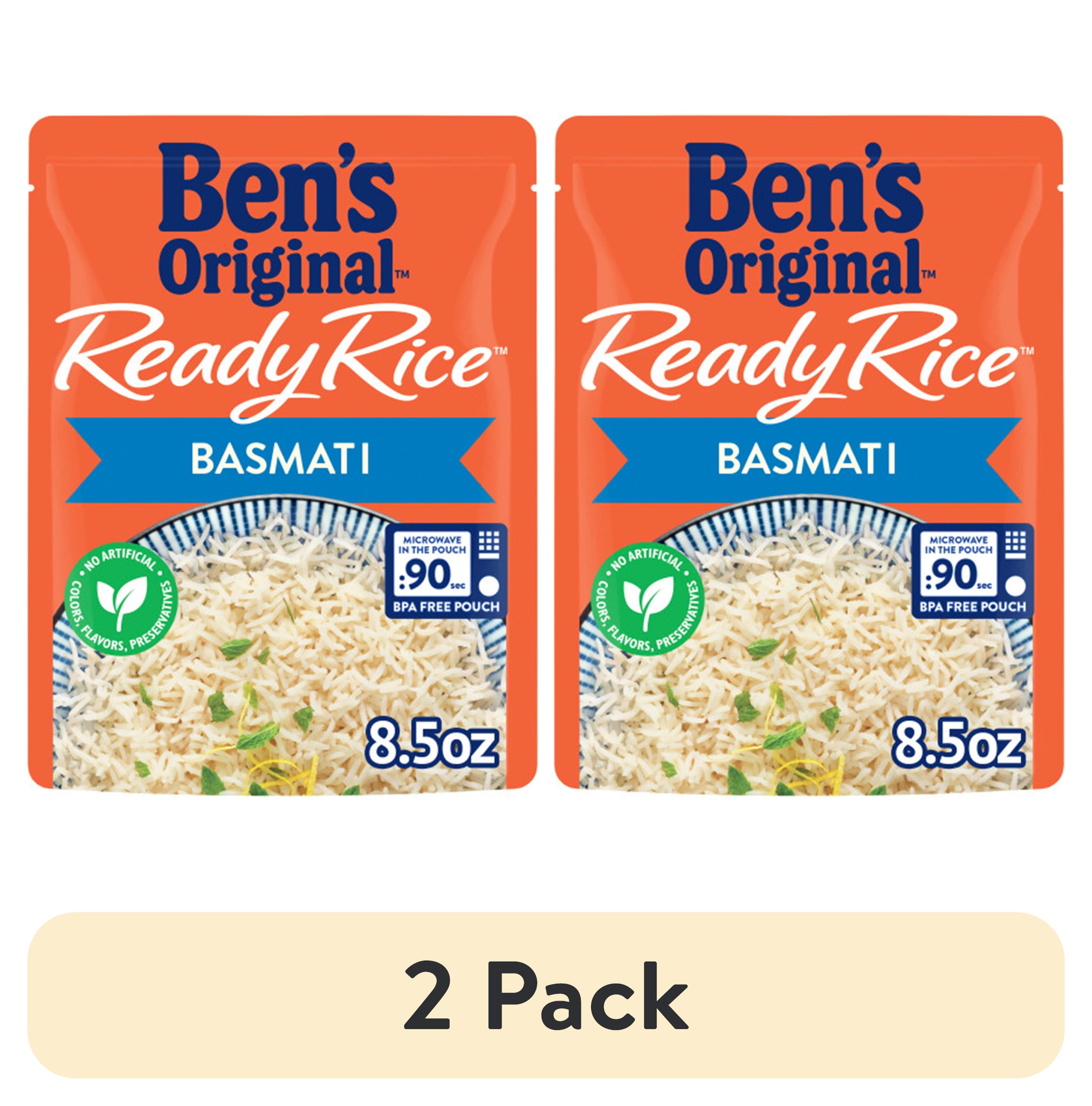 (2 pack) Ben's Original Ready Rice Basmati Rice, Easy Side Dish, 8.5 ...