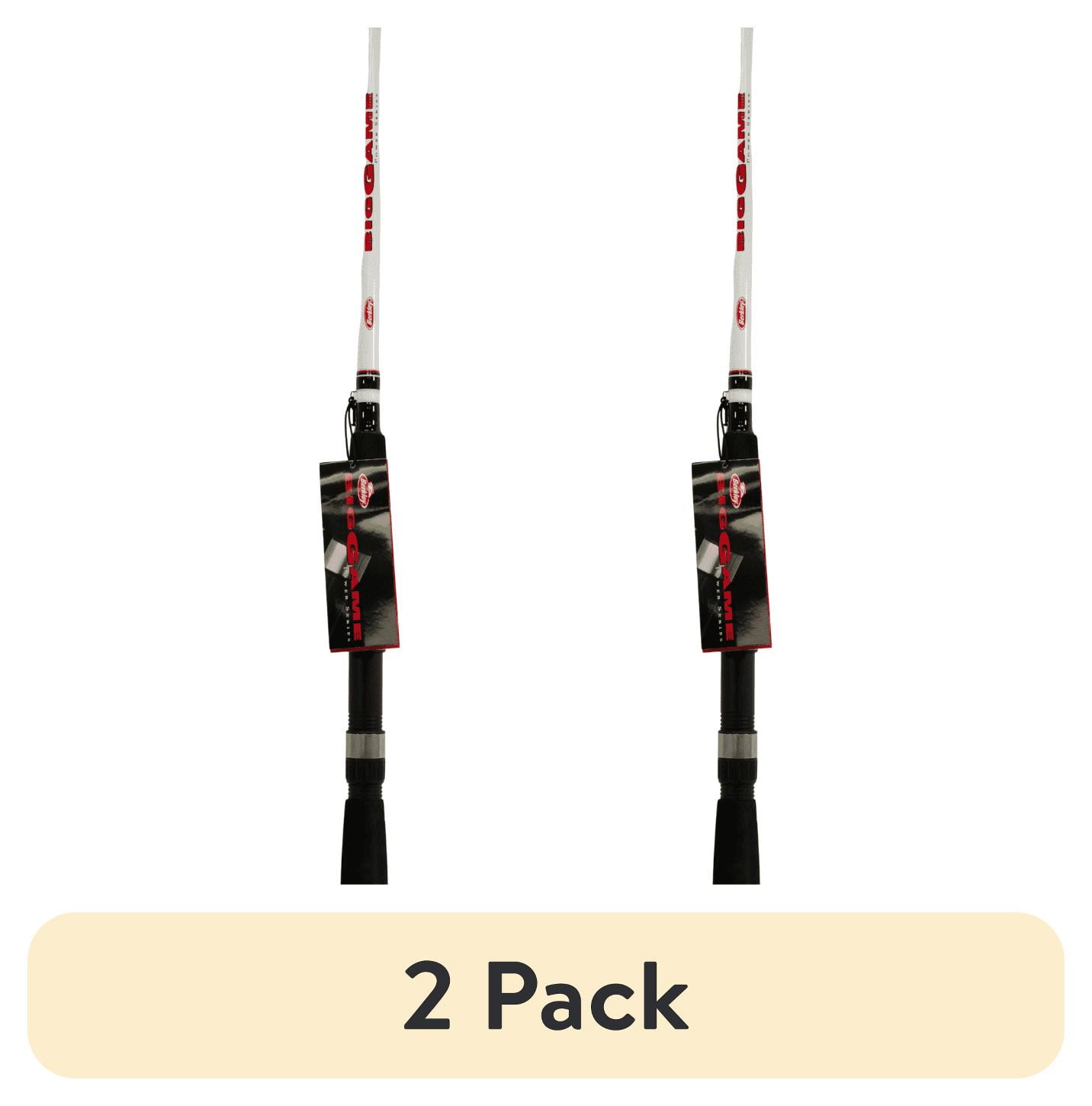 (2 pack) Berkley Big Game™ Spinning Rod, 8' Medium Heavy Fishing Rod, 2 ...