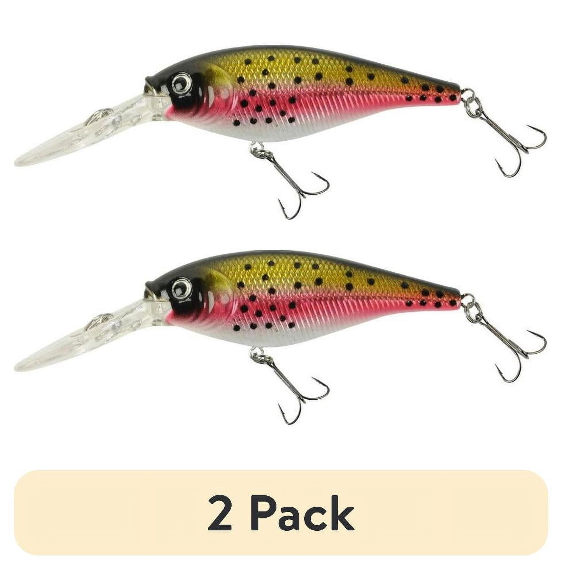 (2 pack) Berkley Flicker Shad Fishing Lure, Rainbow Trout, 5/16 oz ...