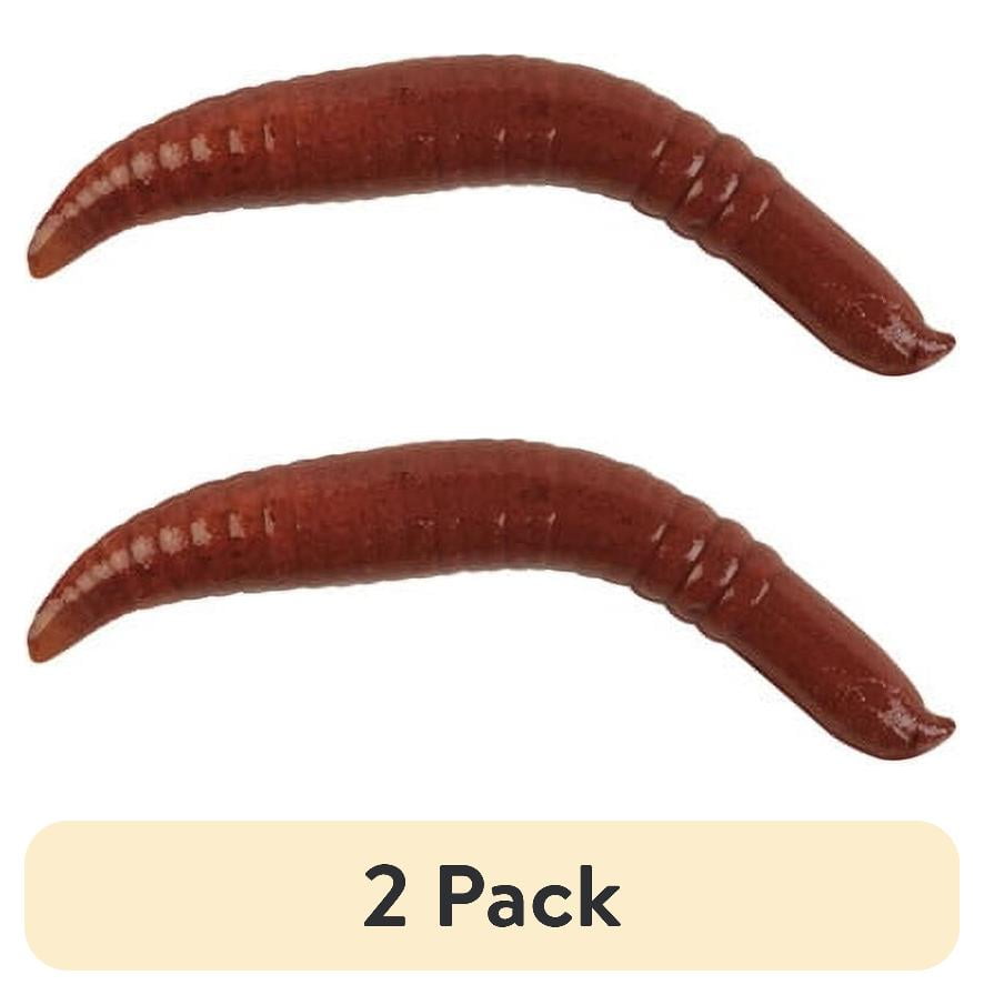 Gulp! Floating Pinched Crawler Soft Bait 2 Pack, 2 Inch Nightcrawler ...