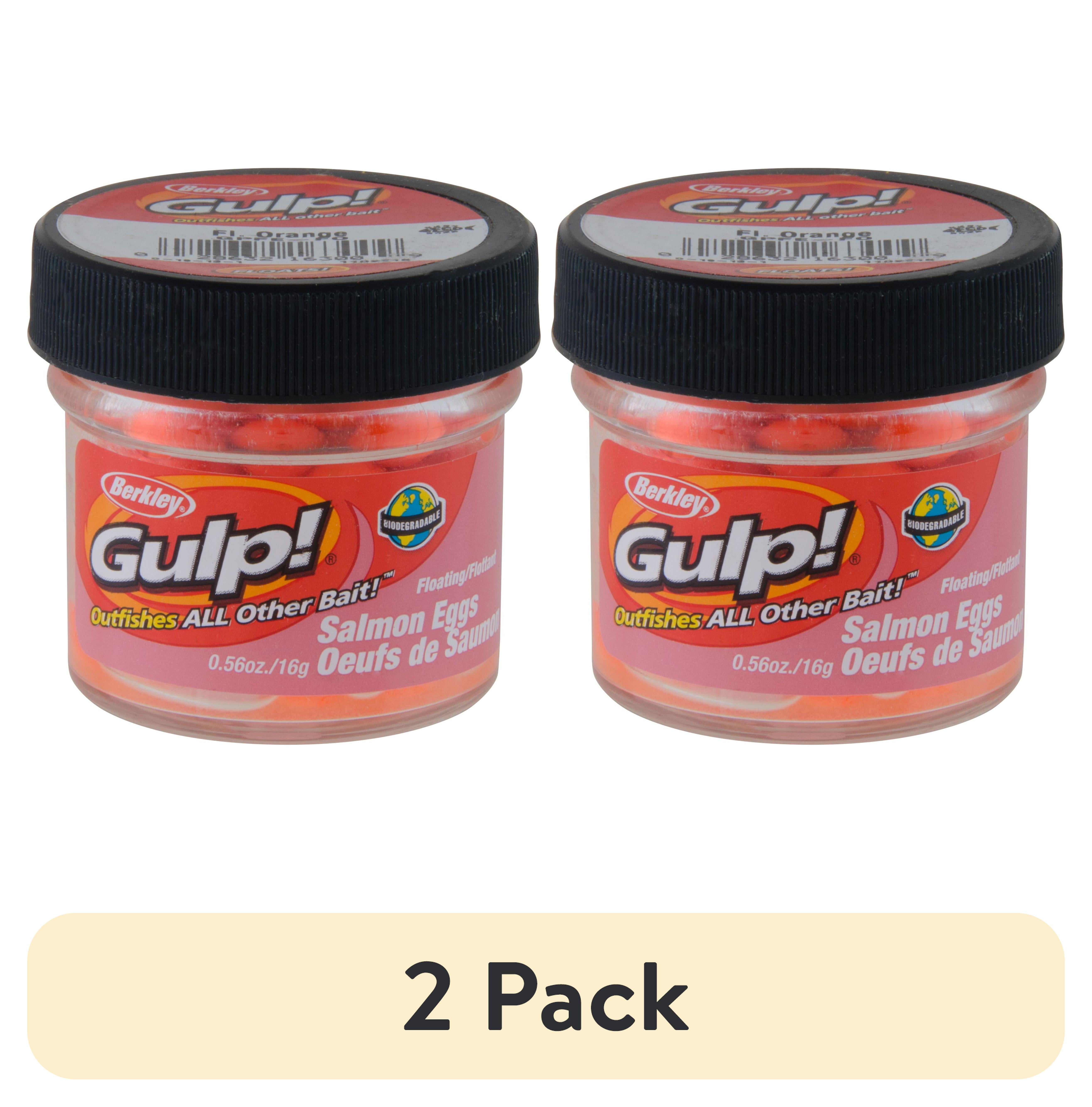 (2 pack) Berkley Gulp! Floating Salmon Eggs Soft Bait - Walmart.com