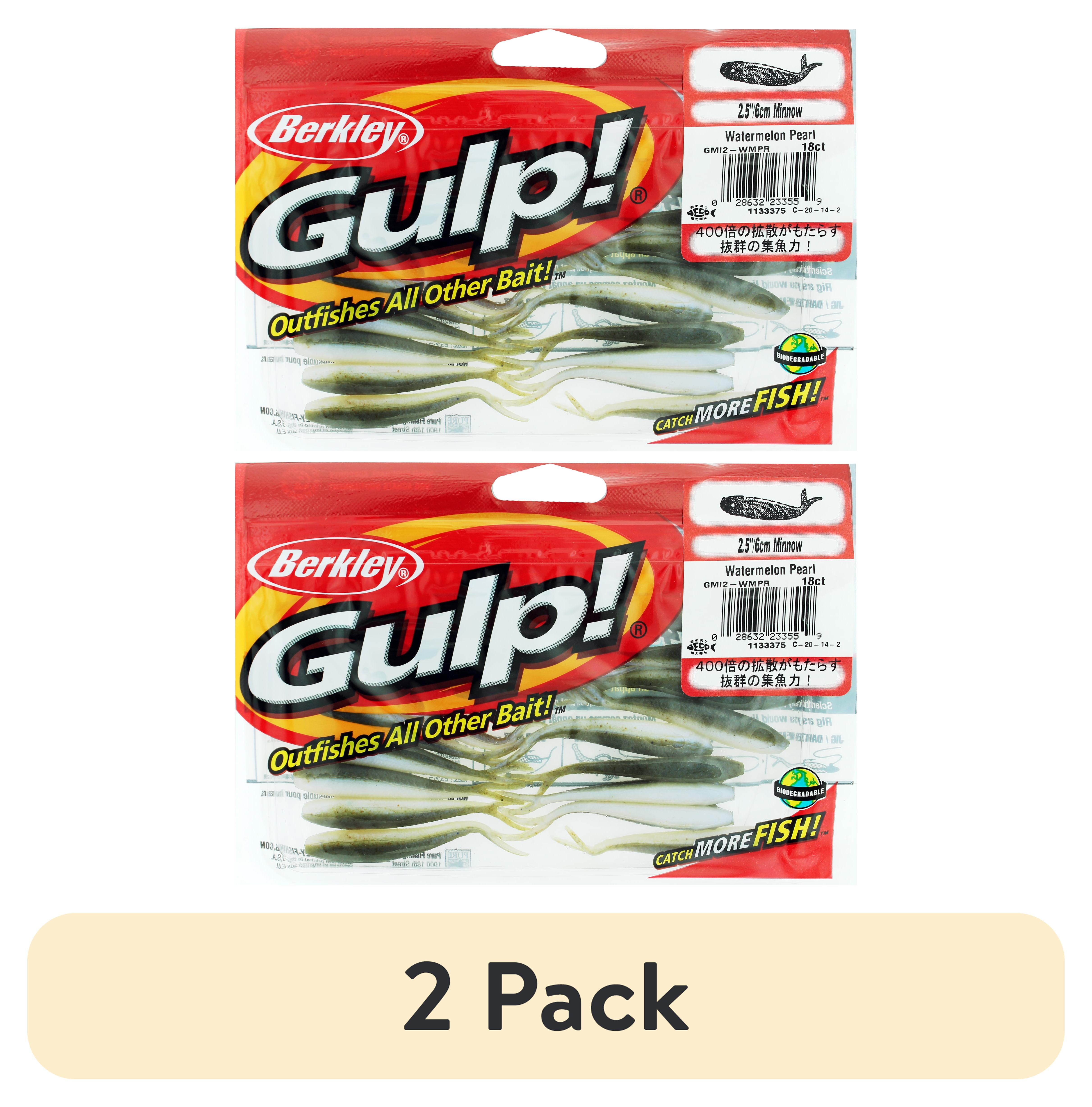 Berkley Gulp! Minnow Soft Bait 2.5in Watermelon Pearl 18 Pack Fishing Lures - Walmart.com