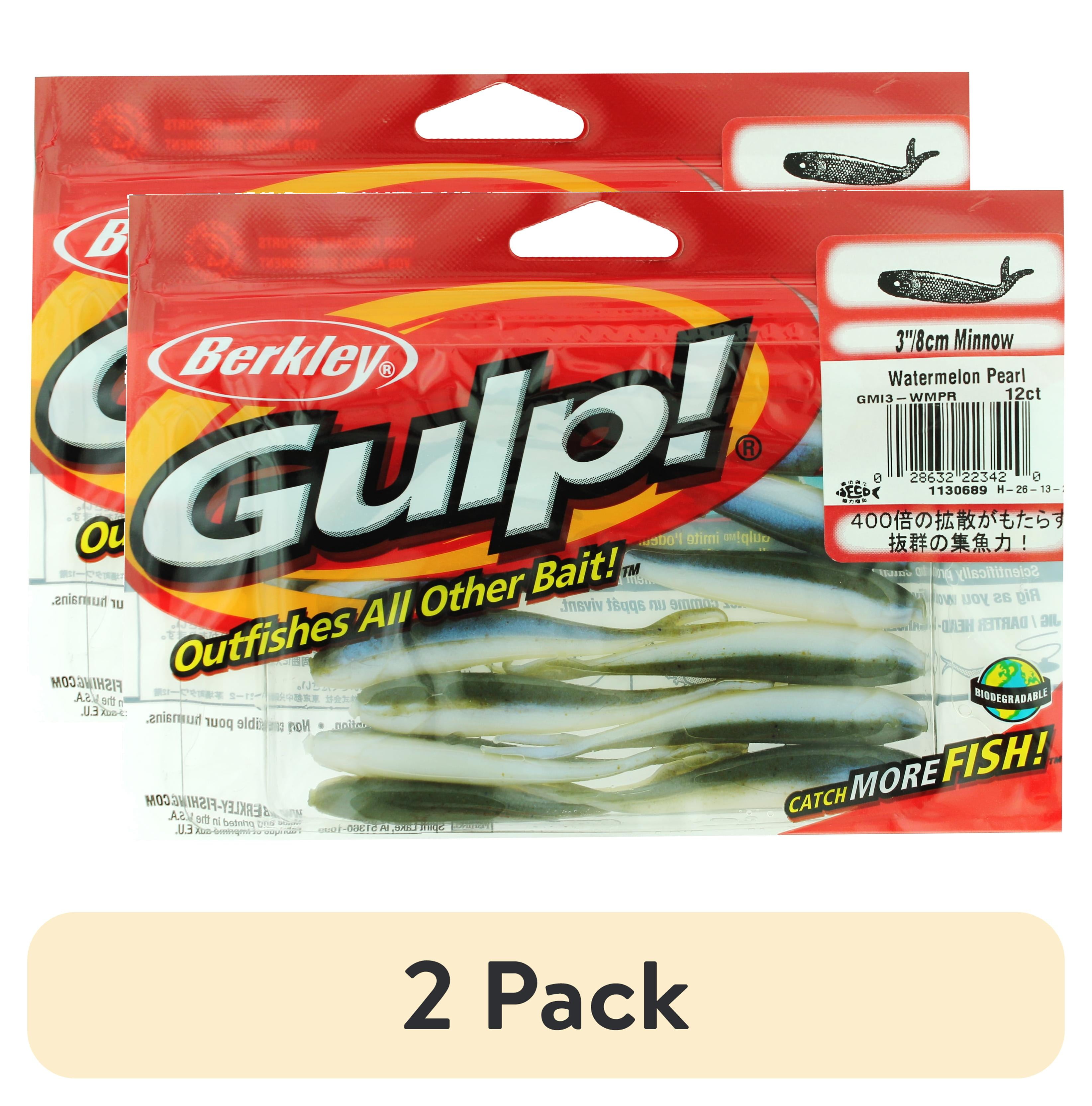 Berkley Gulp Minnow - Realistic, Durable Bait Shapes 12 Pack - Walmart.com