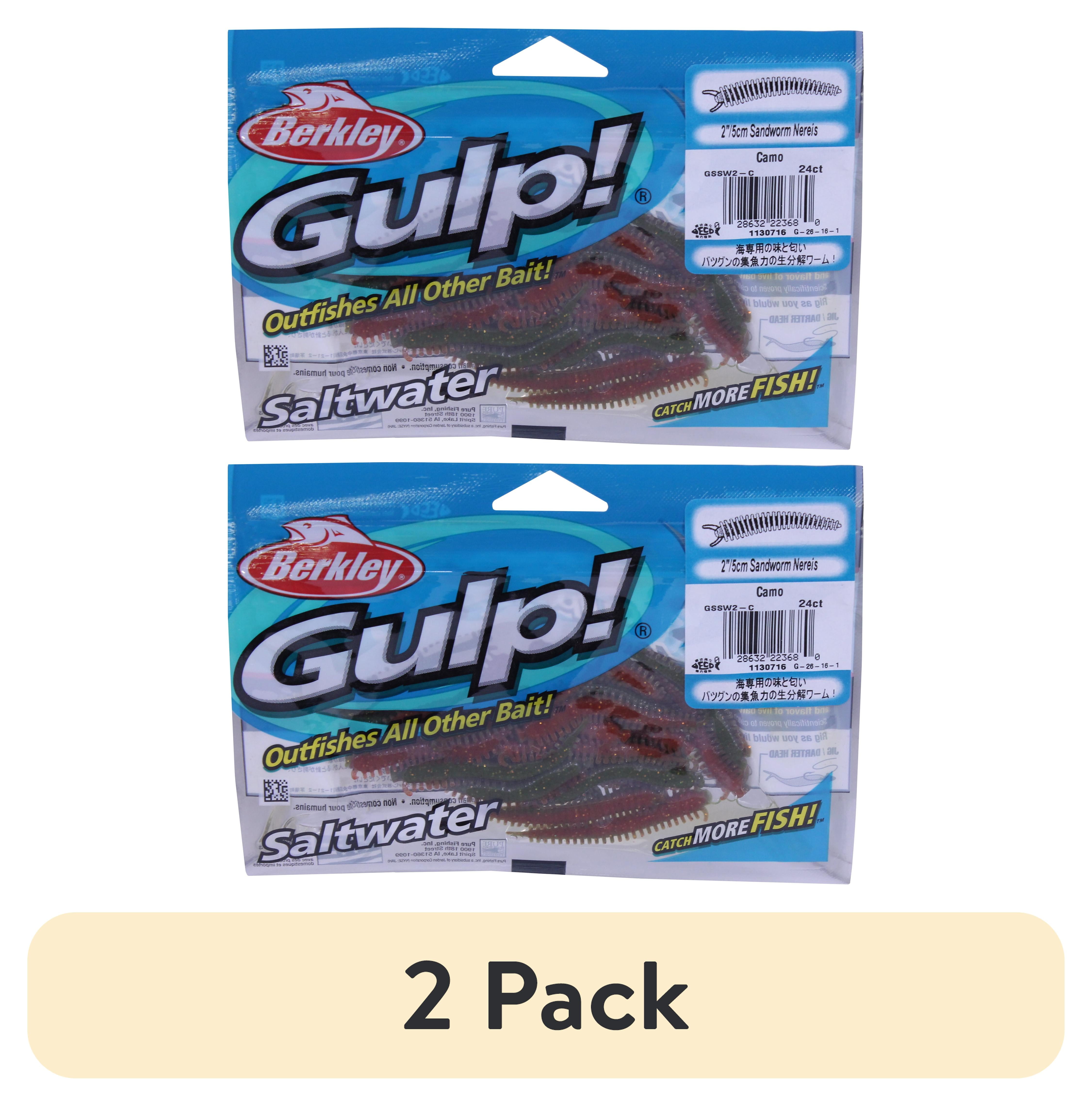 (2 pack) Berkley Gulp! Saltwater Sandworm Bait - Walmart.com