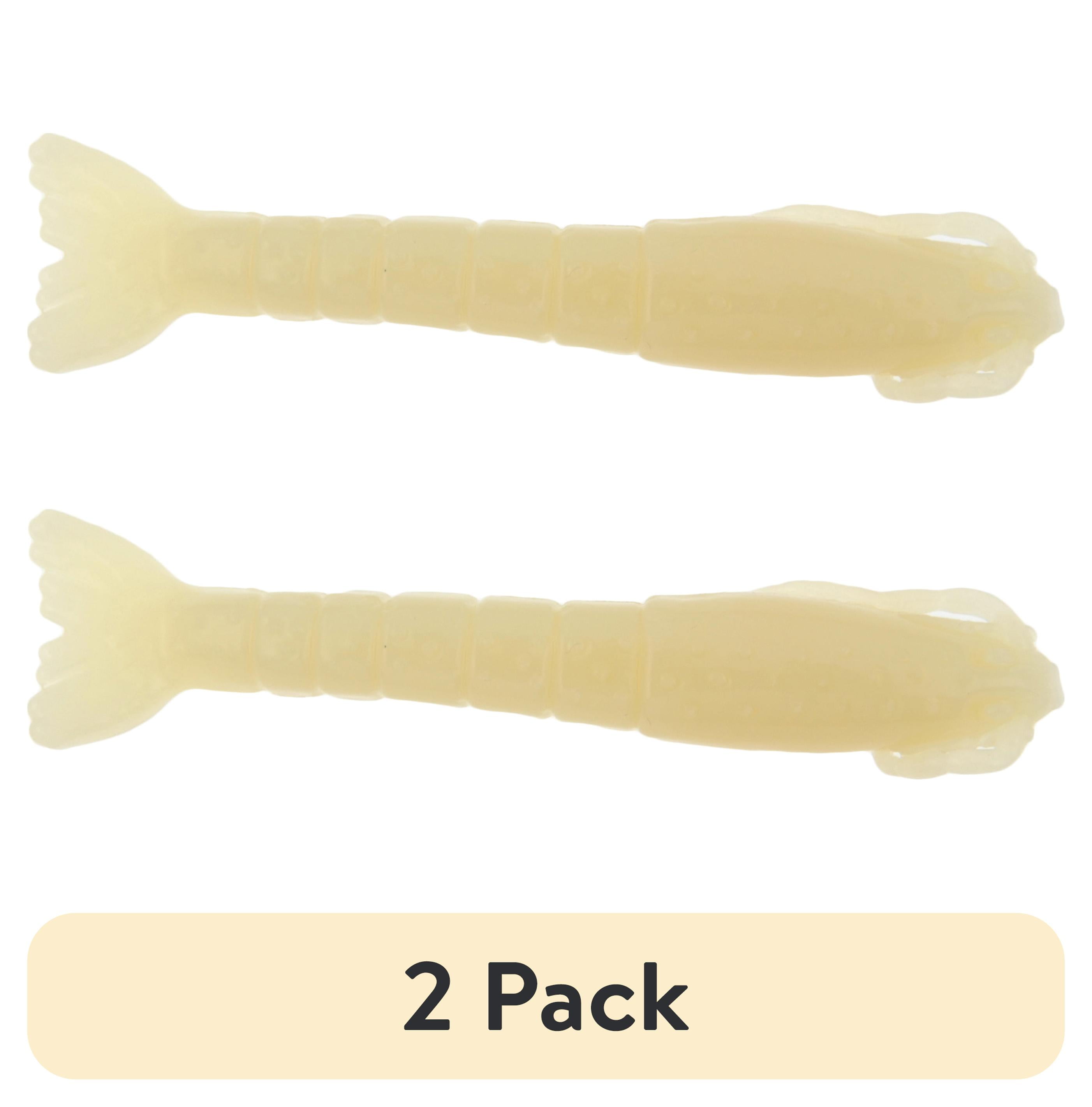 (2 pack) Gulp! Shrimp Soft Bait 3" Length, Glow, per 6 1120298 ...