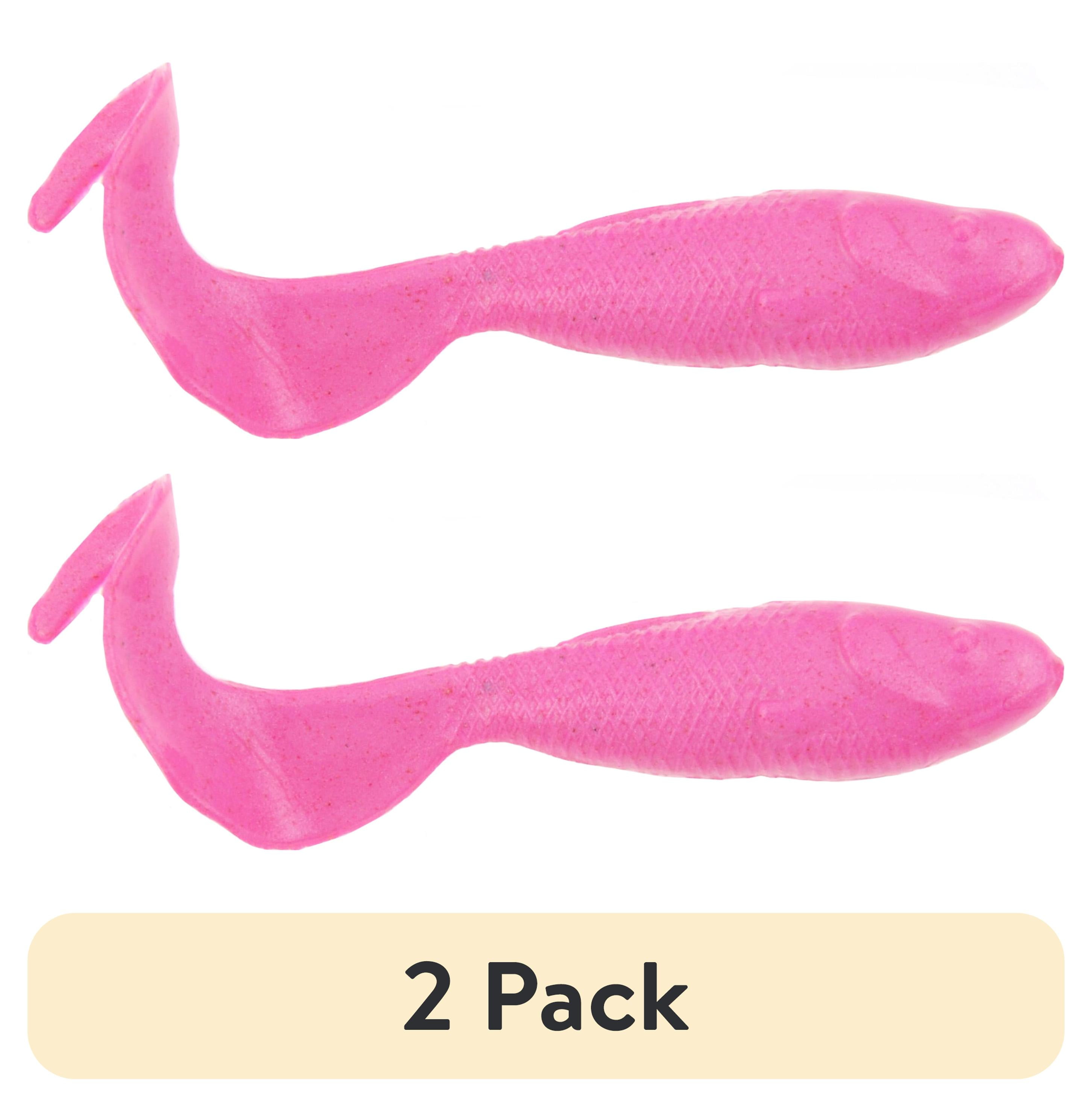 (2 pack) Gulp! Swimming Mullet, 3" Pink - Walmart.com