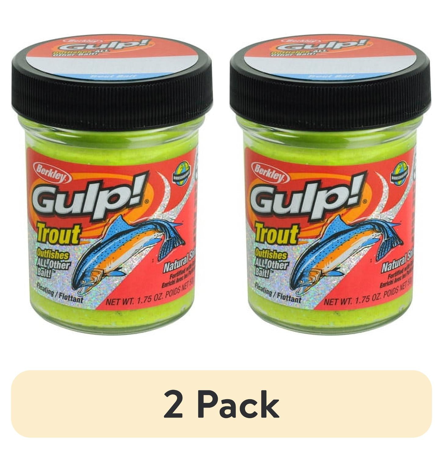 (2 pack) Berkley Gulp! Trout Dough Soft Bait - Walmart.com