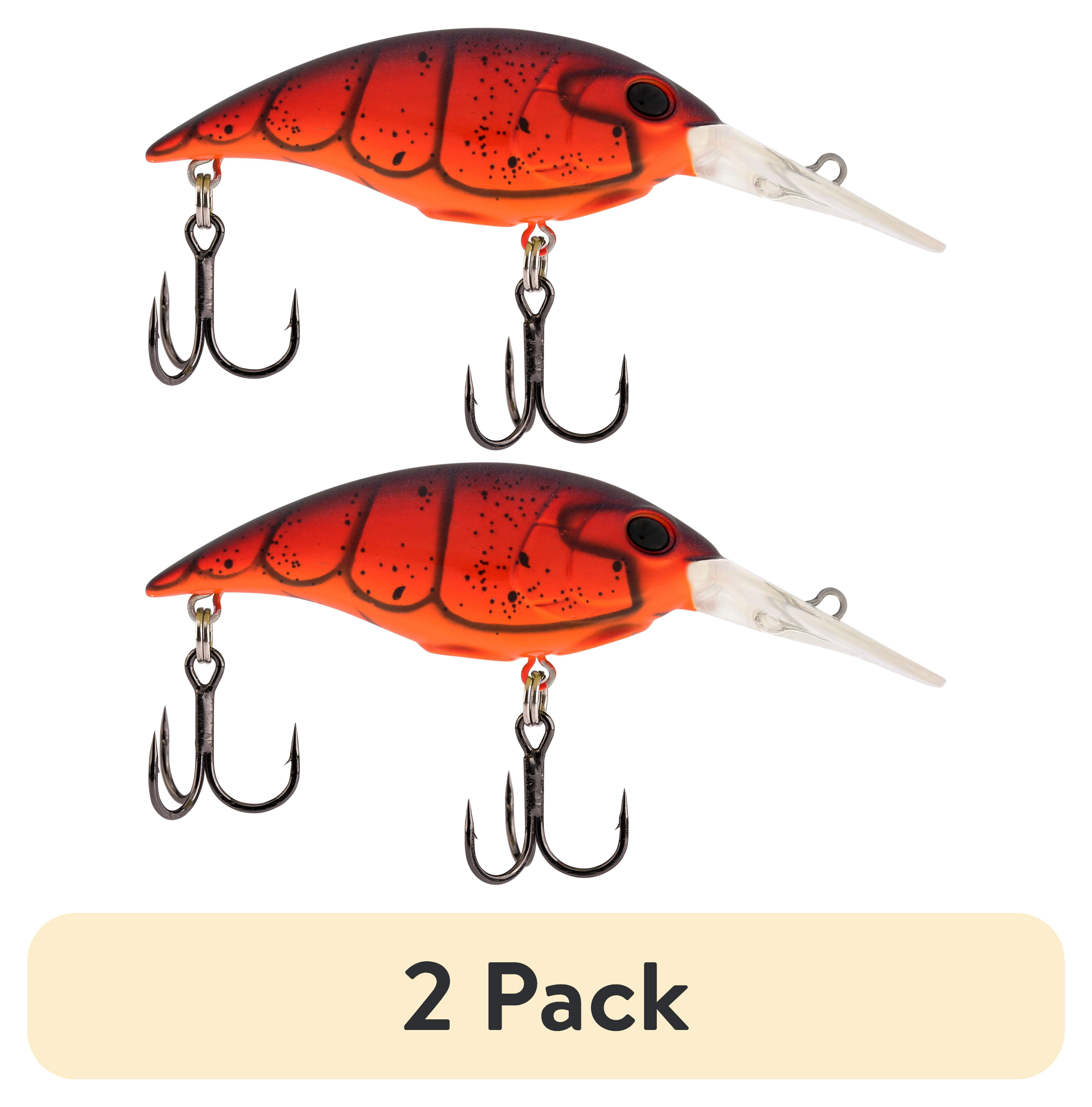 (2 pack) Berkley Money Badger Fishing Lure, Special Red Craw, 1/4 oz ...