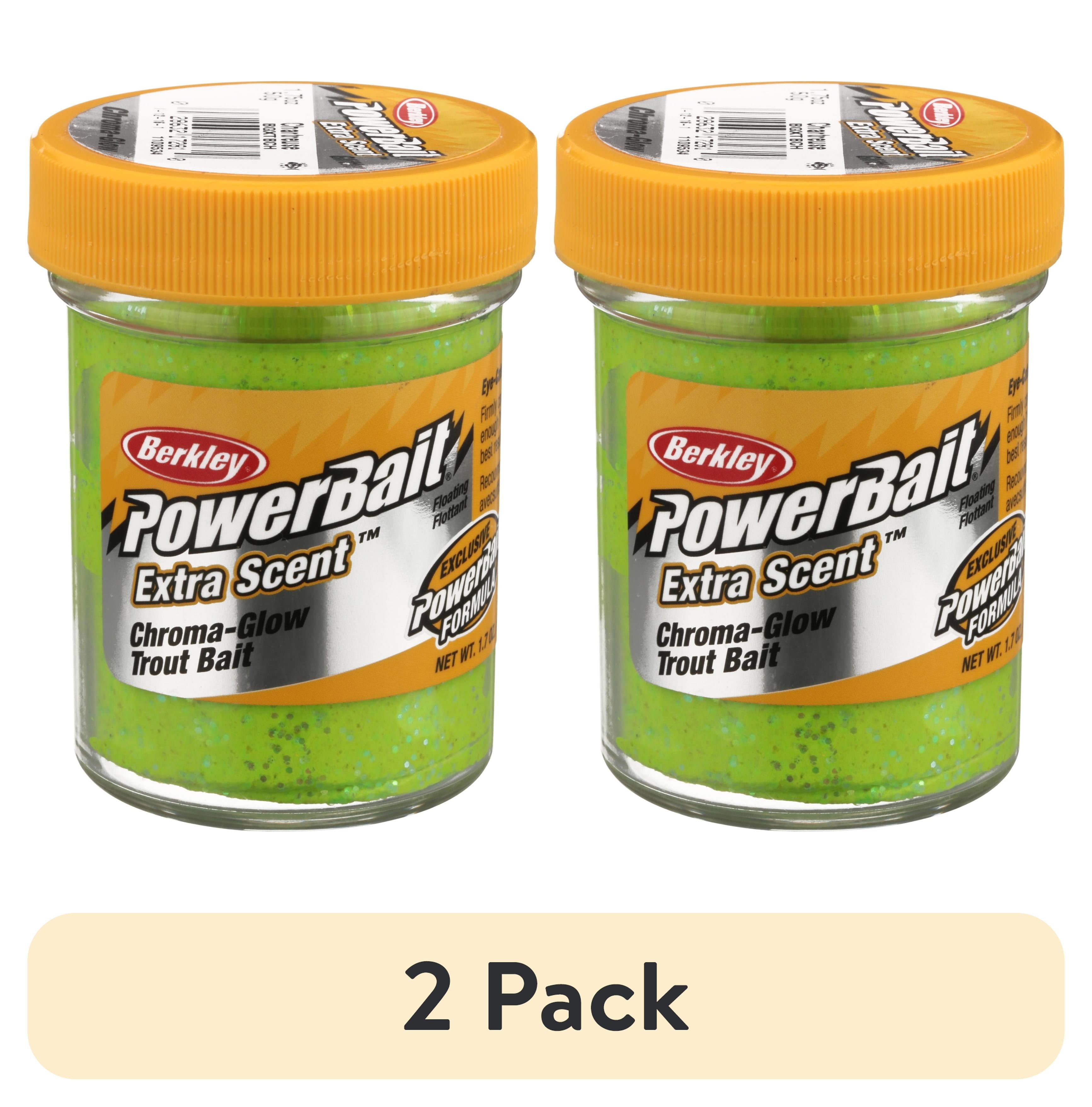 (2 pack) Berkley Power Bait Glitter Chroma-Glow Dough Fishing Dough ...