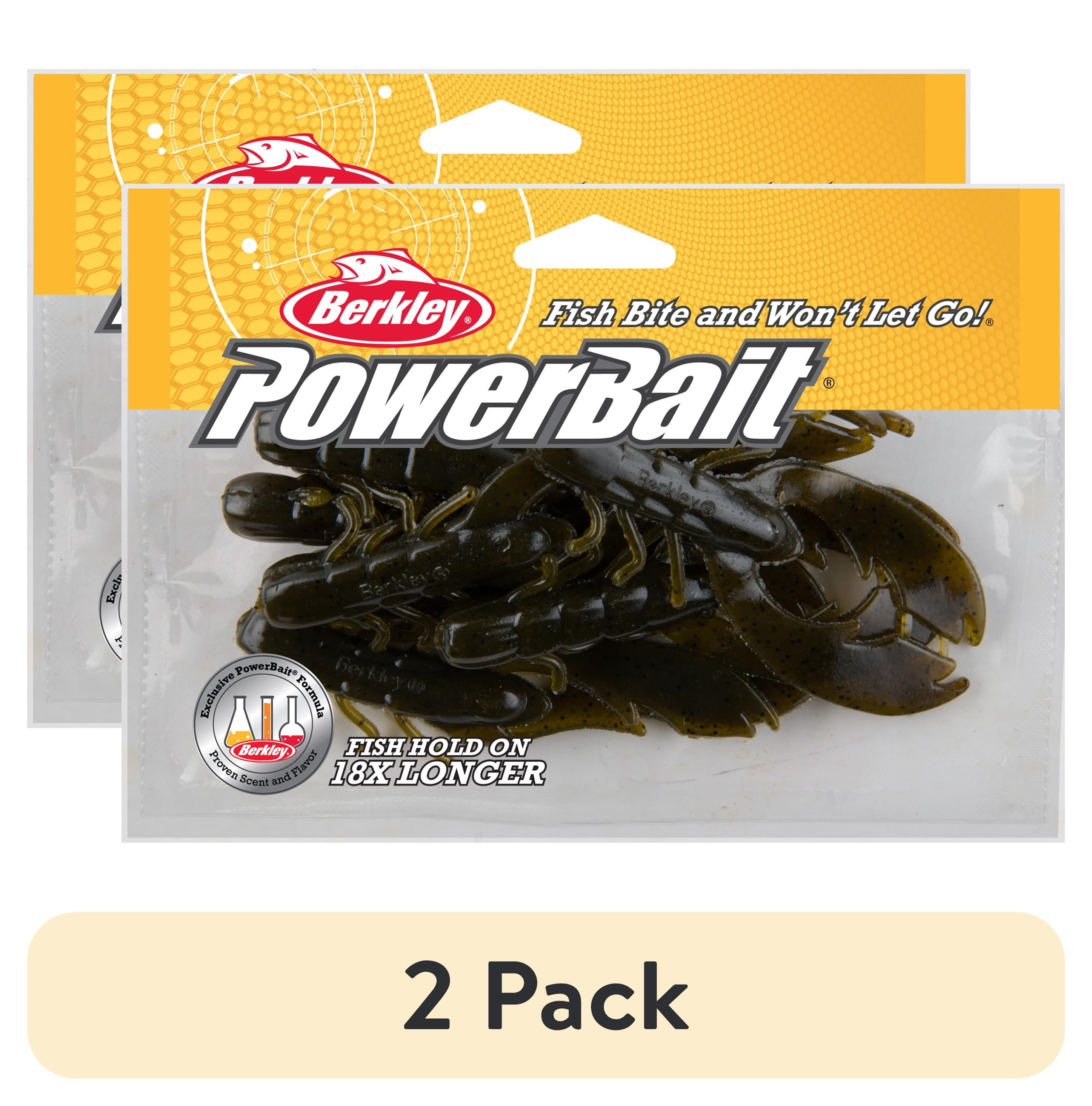 (2 pack) Berkley PowerBait Chigger Craw Fishing Soft Bait - Walmart.com