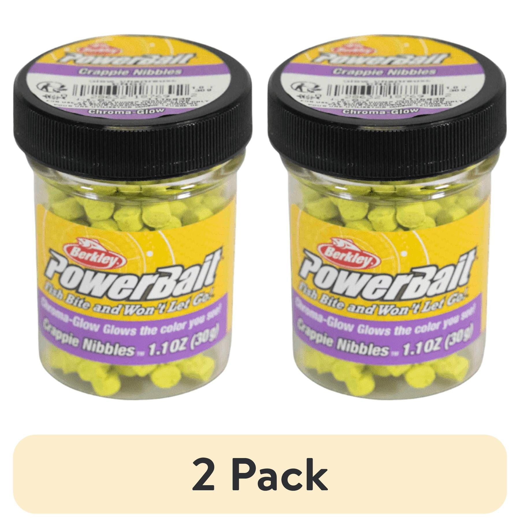 (2 pack) Berkley PowerBait Chroma-Glow Crappie Nibbles - Walmart.com