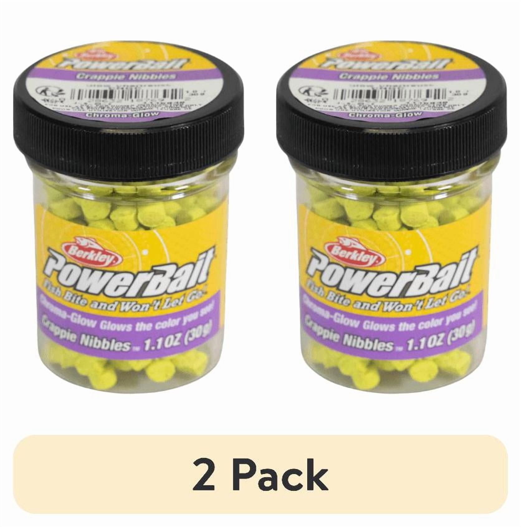 (2 pack) Berkley PowerBait Chroma-Glow Crappie Nibbles - Walmart.com