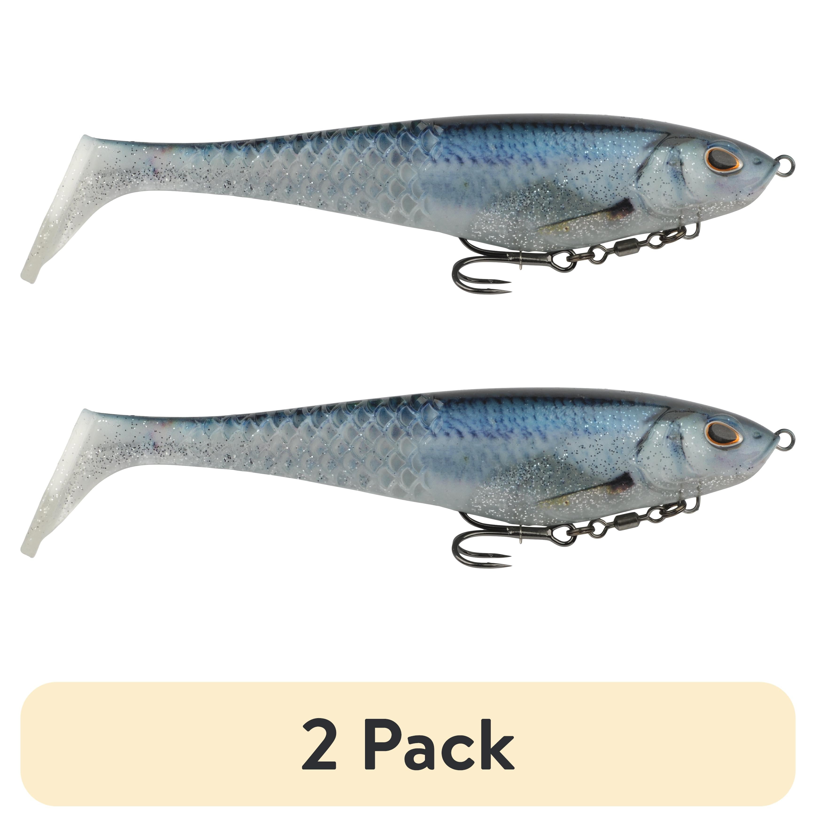 (2 pack) Berkley PowerBait® CullShad Fishing Bait, HD Blue Shad, 6 in ...